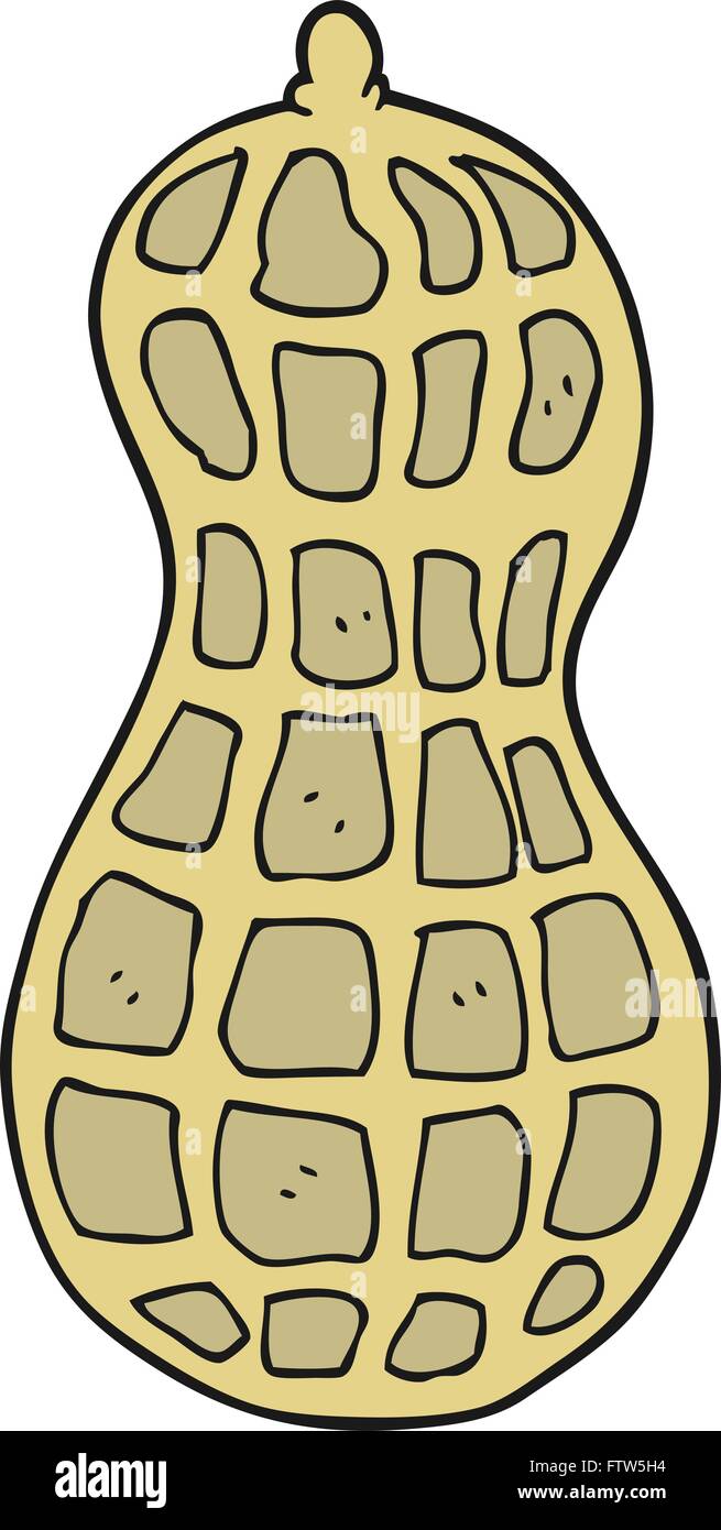 freehand drawn cartoon peanut Stock Vector Image & Art - Alamy