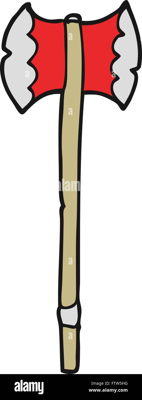 freehand drawn cartoon axe Stock Vector Image & Art - Alamy