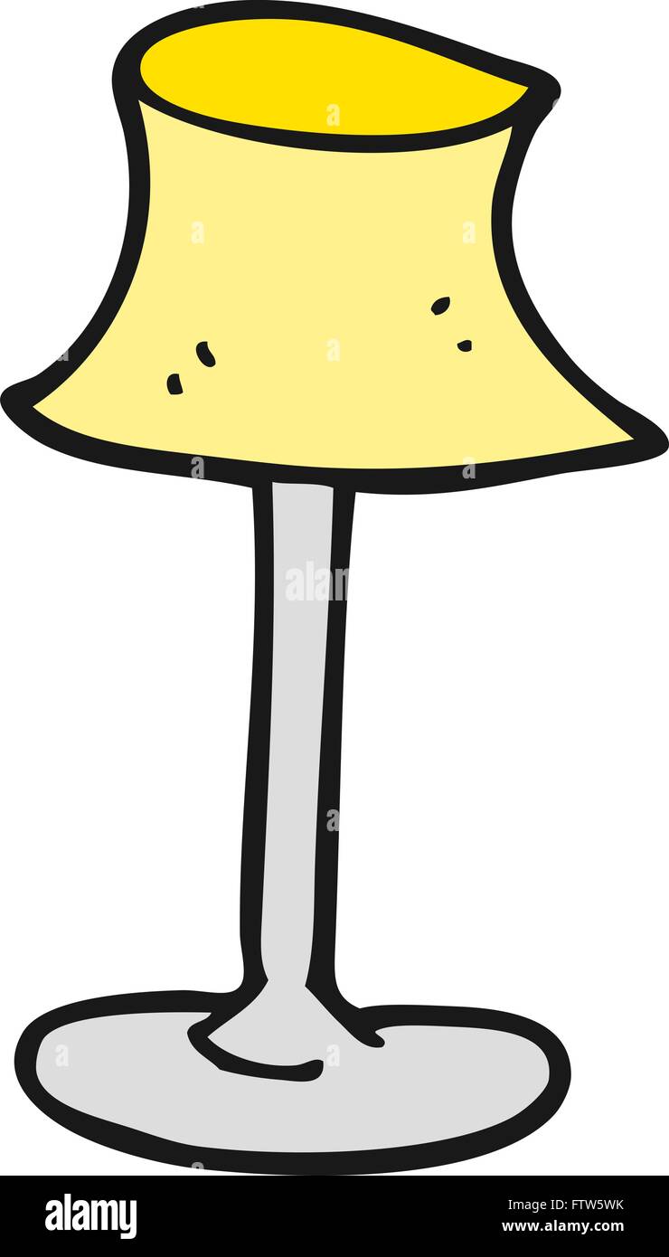 freehand drawn cartoon lamp Stock Vector Image & Art - Alamy