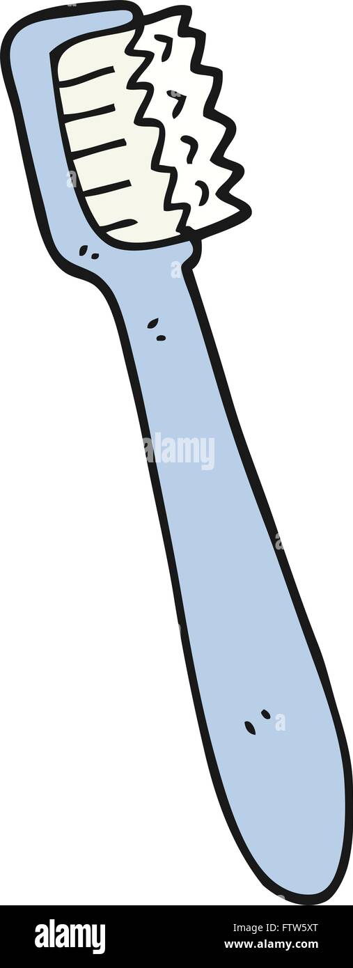 freehand drawn cartoon toothbrush Stock Vector Image & Art - Alamy