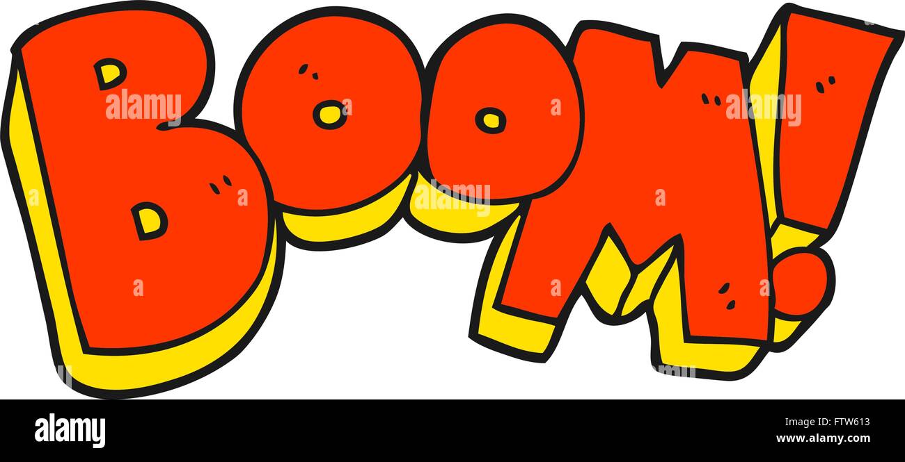 freehand drawn cartoon boom Stock Vector Image & Art - Alamy
