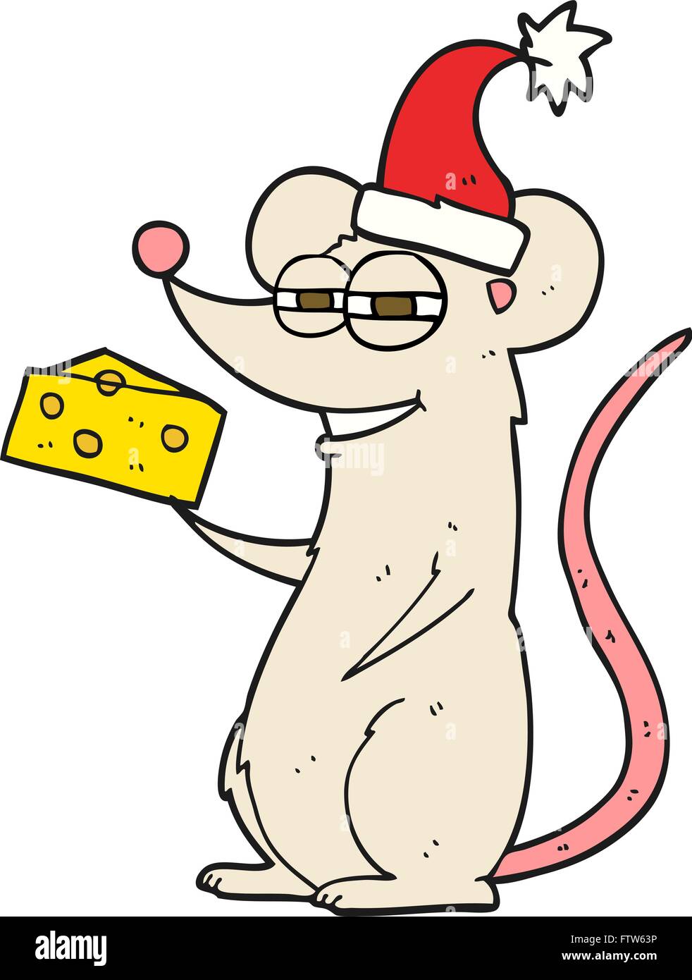 Mice and cheese on hat Stock Vector Images - Alamy