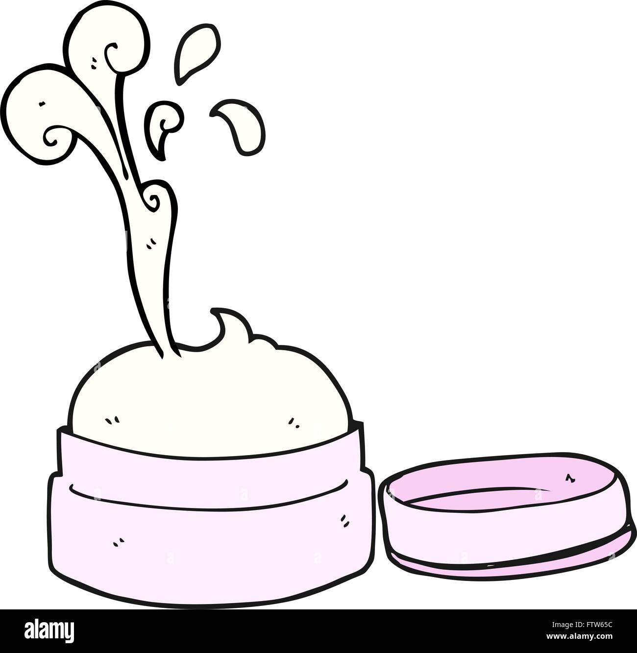 freehand drawn cartoon face cream Stock Vector Image & Art - Alamy