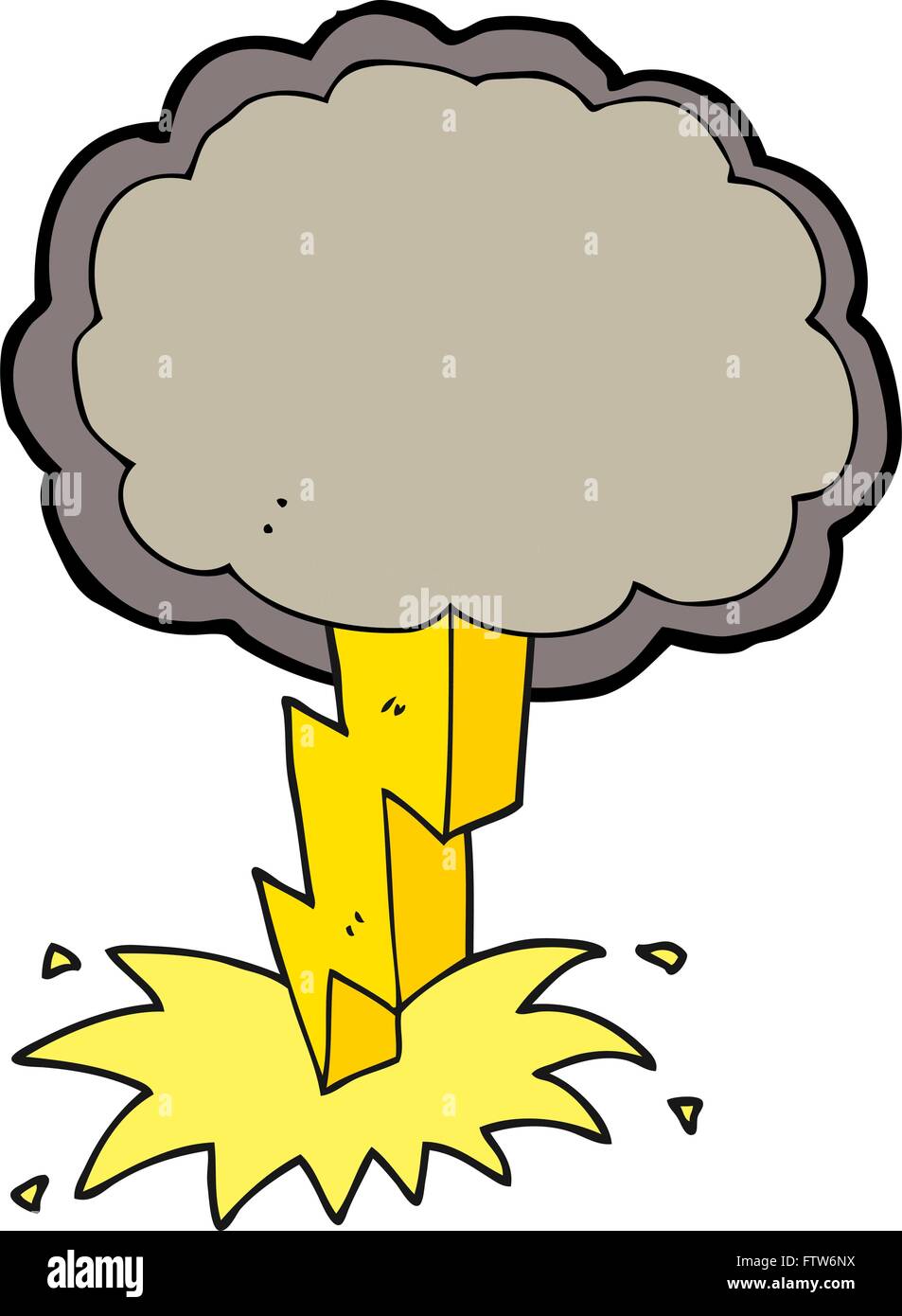 freehand drawn cartoon lightning bolt Stock Vector Image & Art - Alamy