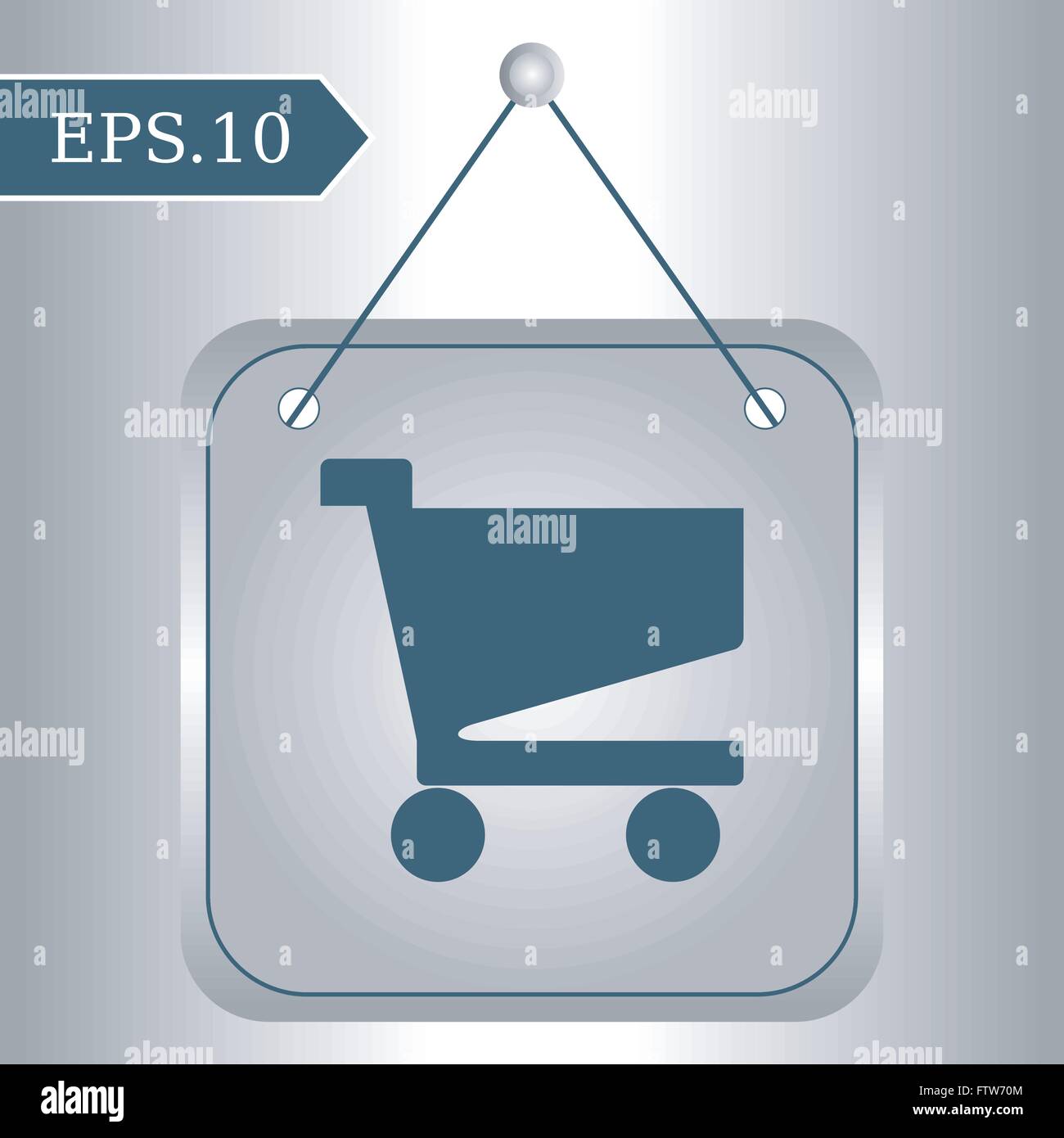 Shopping trolley signs sign Stock Vector Images - Alamy