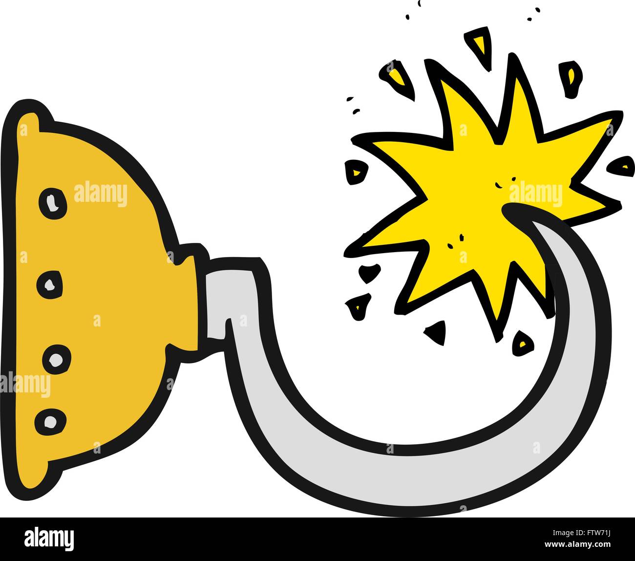 Freehand drawn cartoon pirate hook hi-res stock photography and images ...