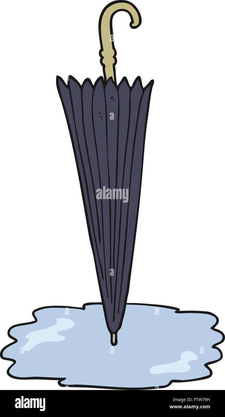 freehand drawn cartoon umbrella Stock Vector Image & Art - Alamy