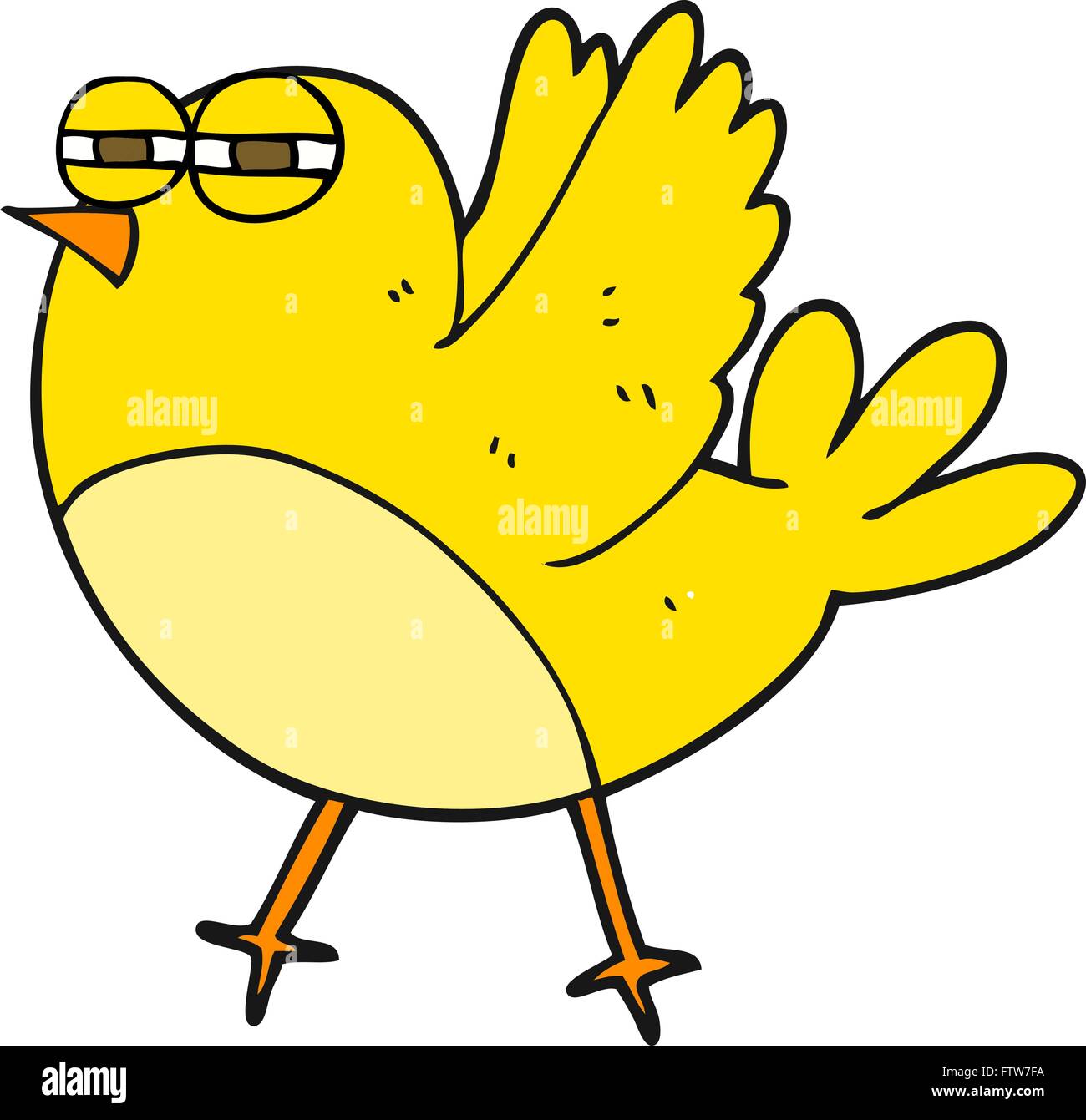 freehand drawn cartoon bird Stock Vector Image & Art - Alamy