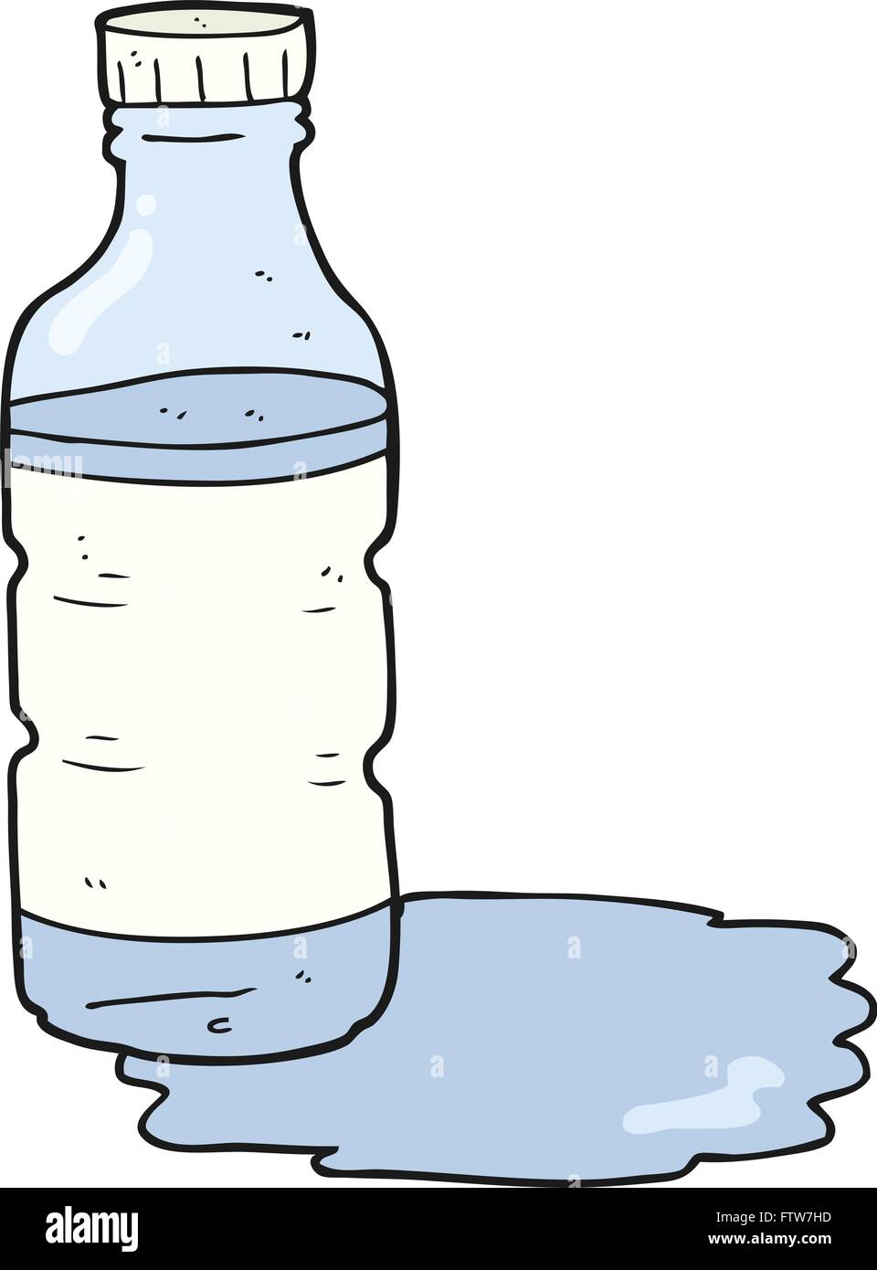 freehand drawn cartoon water bottle Stock Vector Image & Art - Alamy