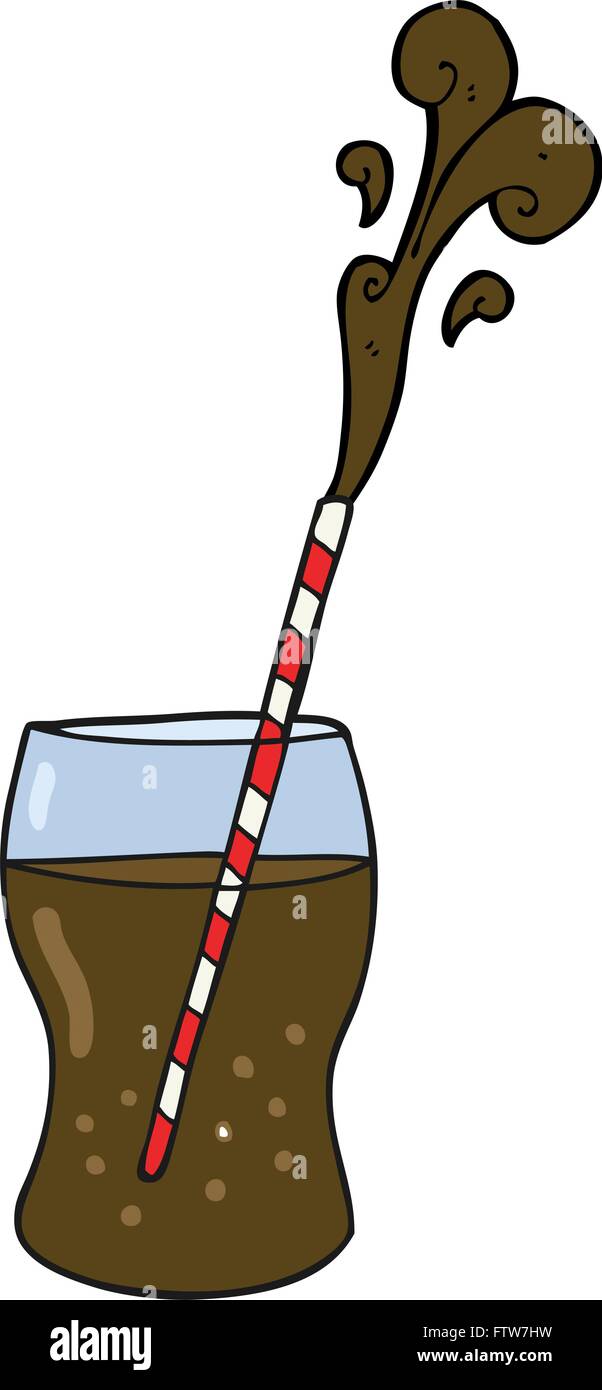 freehand drawn cartoon fizzy drink Stock Vector Image & Art - Alamy
