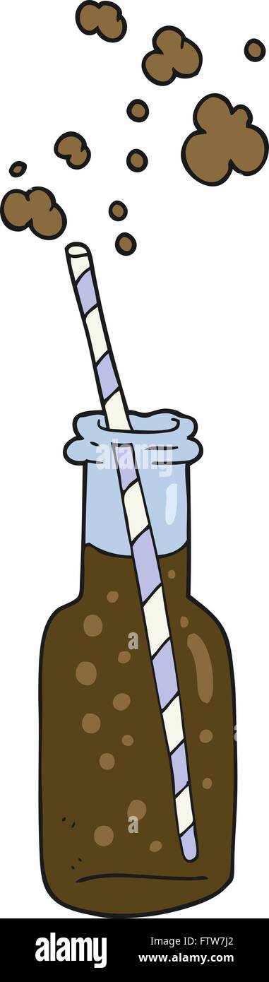 freehand drawn cartoon fizzy drink bottle Stock Vector Image & Art - Alamy