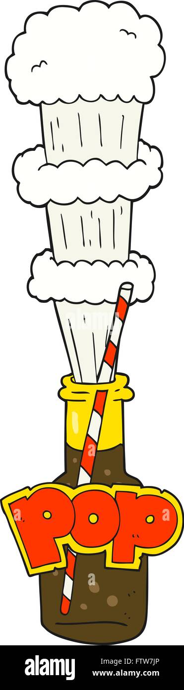 freehand drawn cartoon fizzy drink bottle Stock Vector Image & Art - Alamy