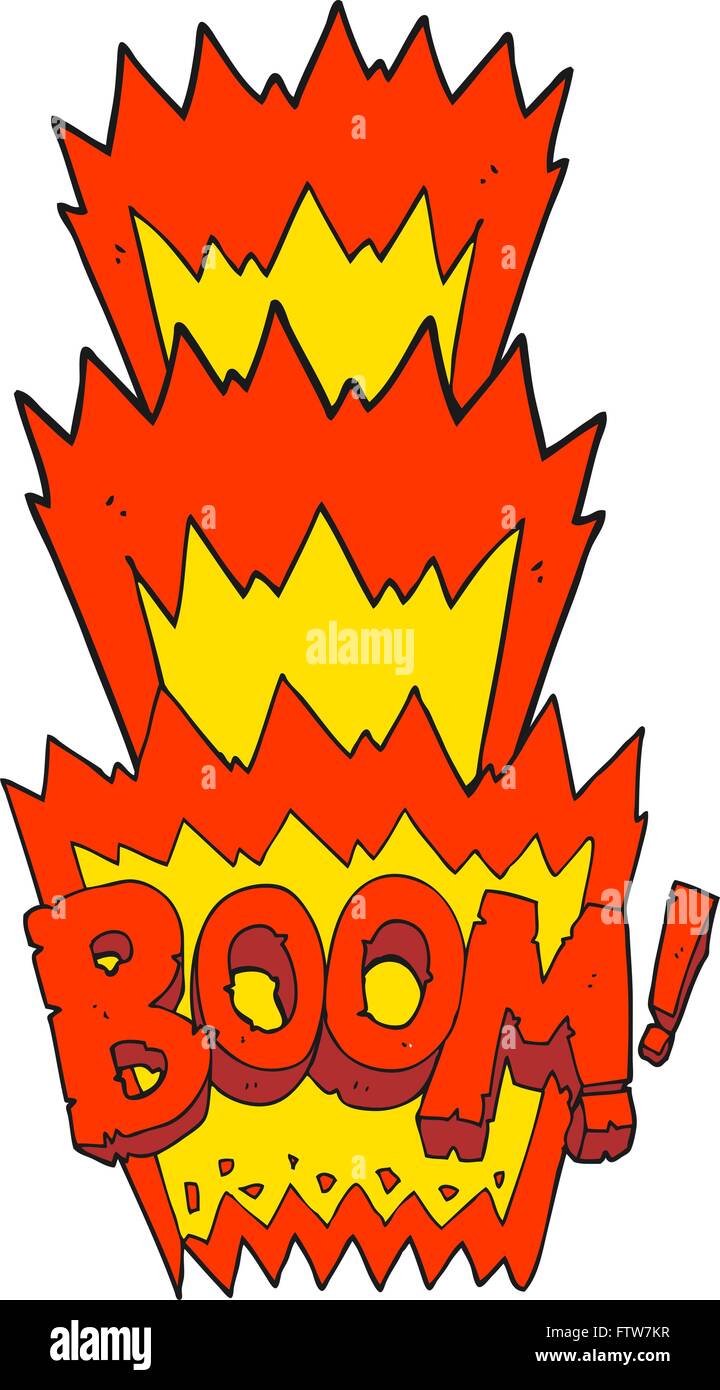 Freehand drawn cartoon boom symbol Stock Vector Images - Alamy