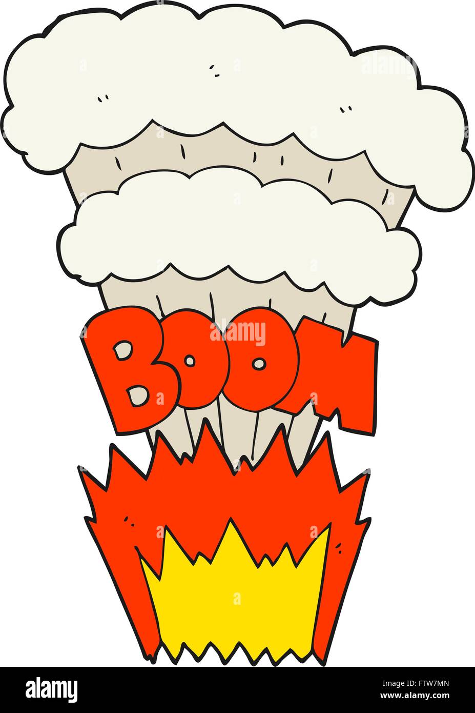 freehand drawn cartoon explosion Stock Vector Image & Art - Alamy