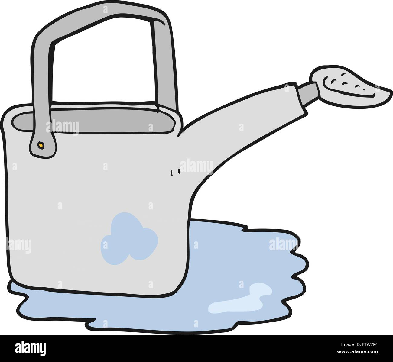 freehand drawn cartoon watering can Stock Vector Image & Art - Alamy