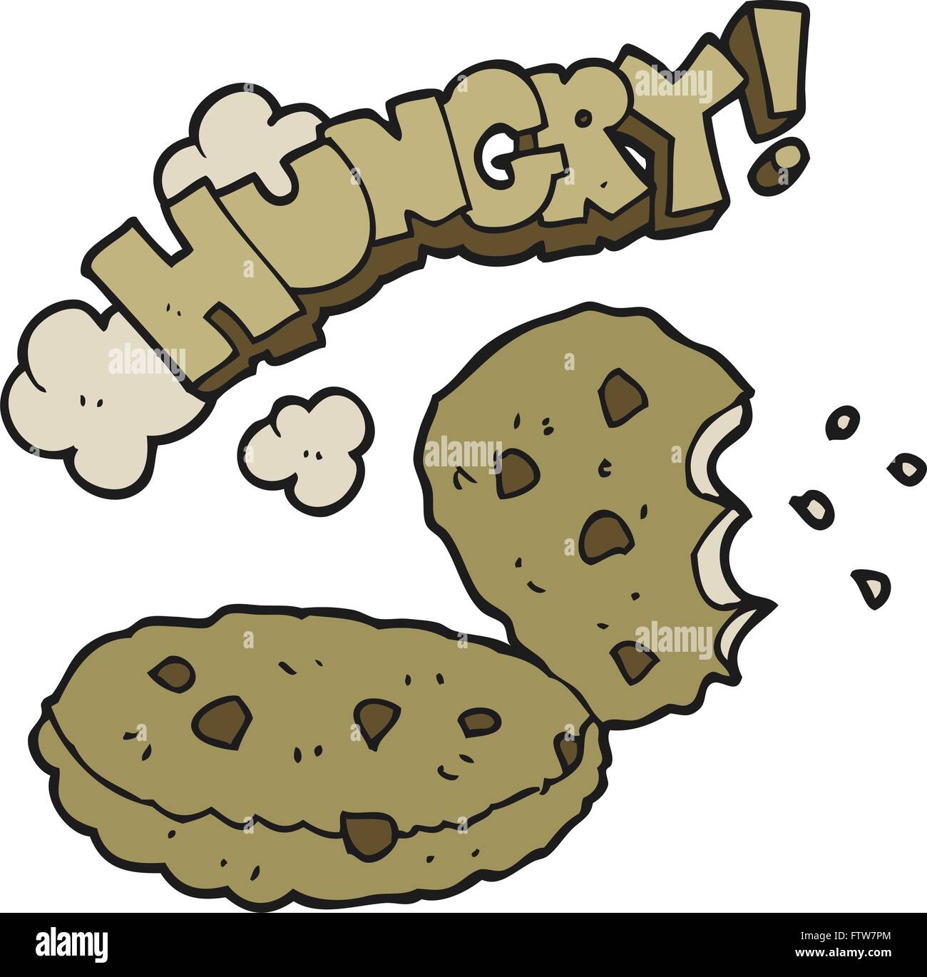 freehand drawn cartoon cookies Stock Vector Image & Art - Alamy