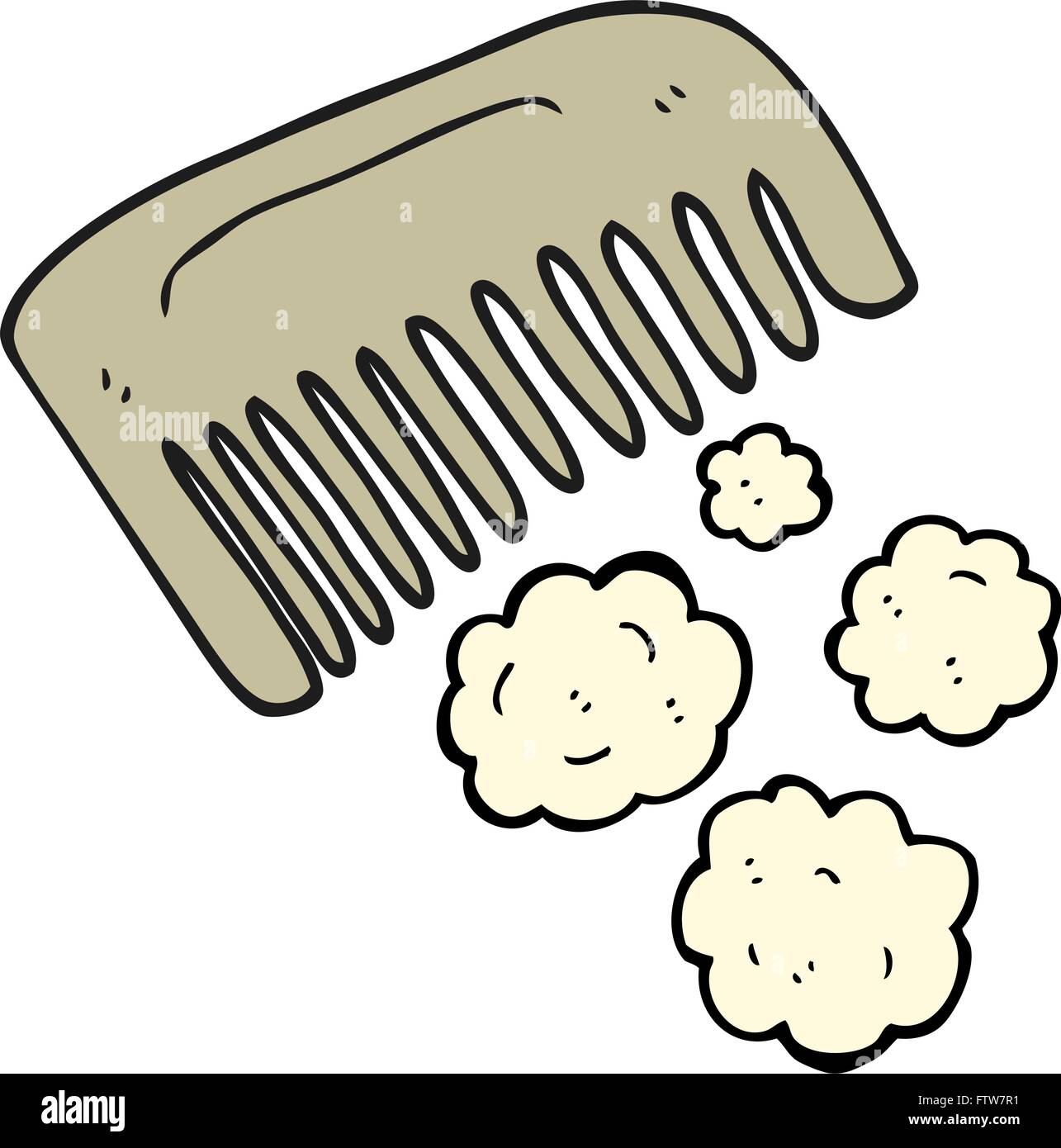 freehand drawn cartoon comb Stock Vector Image & Art - Alamy