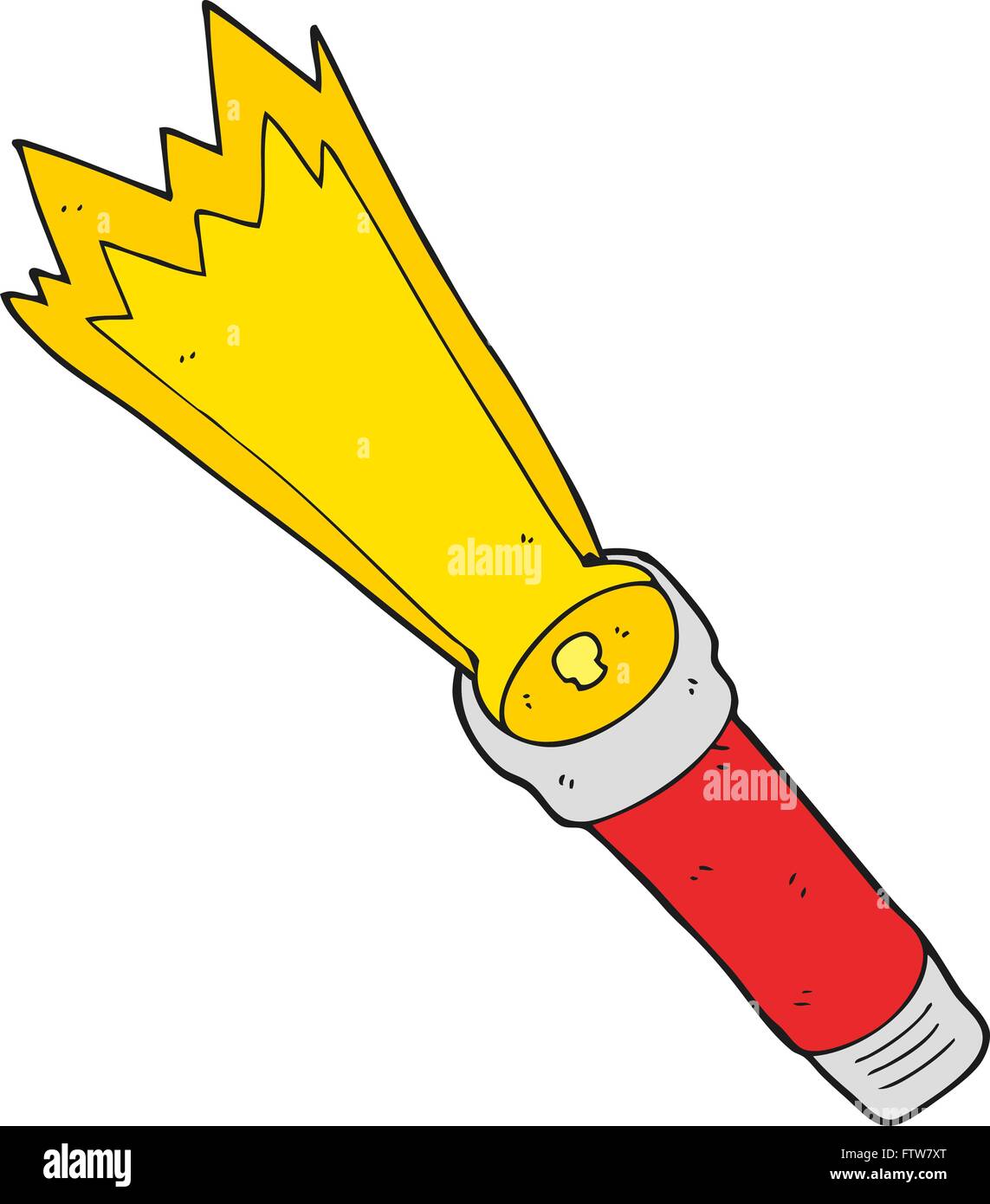 freehand drawn cartoon torch Stock Vector Image & Art - Alamy