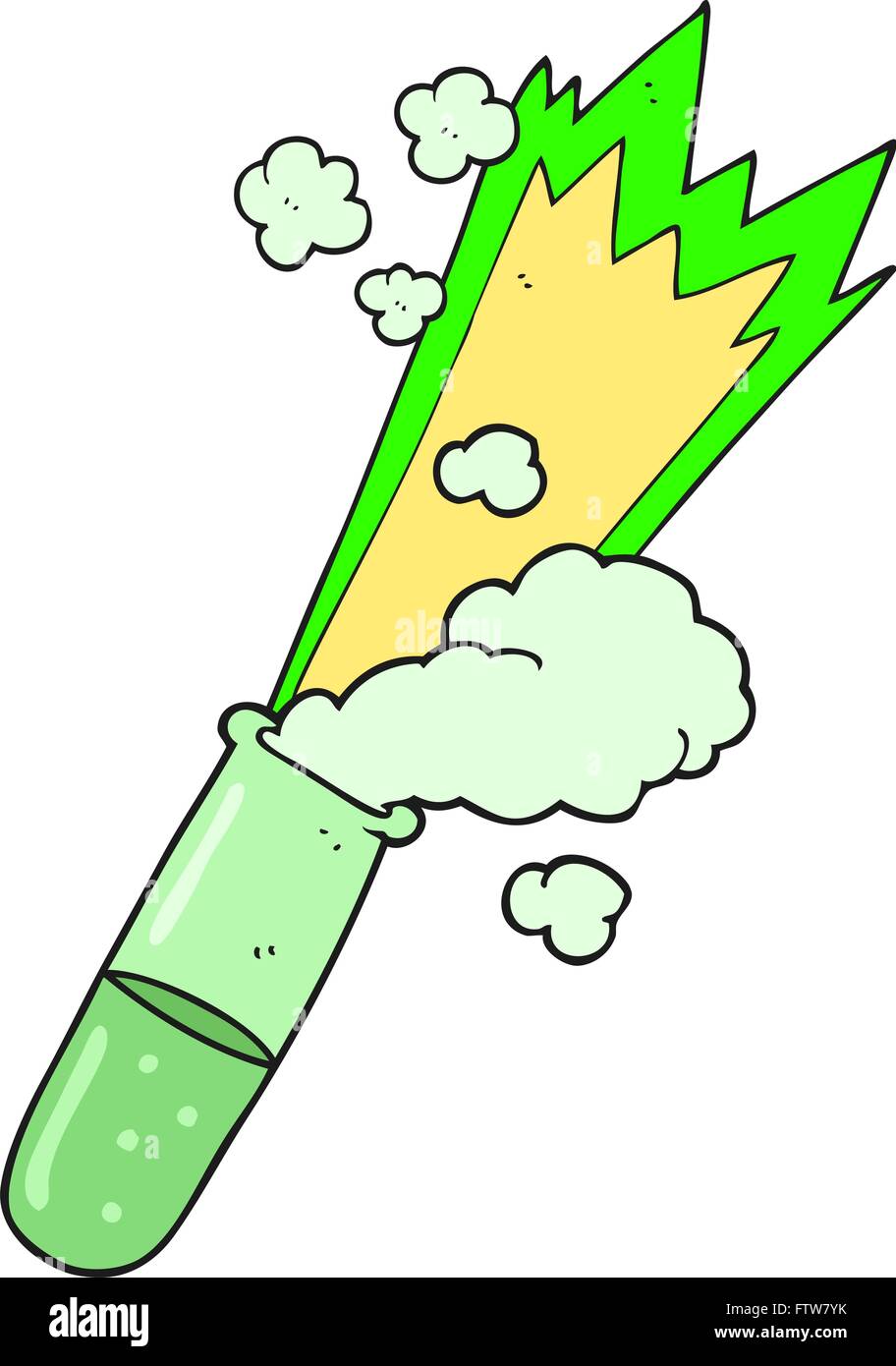 freehand drawn cartoon science test tube Stock Vector Image & Art - Alamy