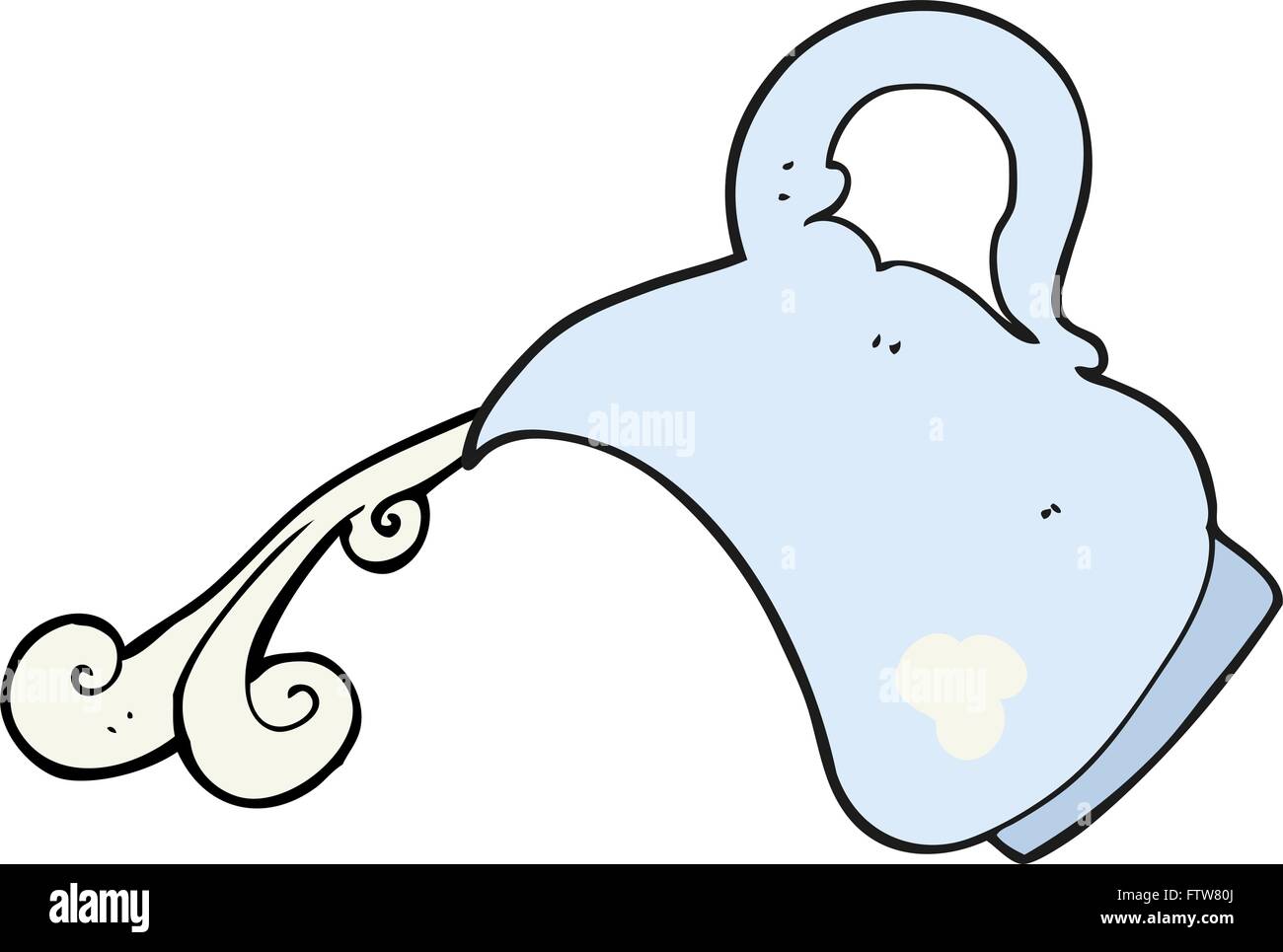 freehand drawn cartoon milk jug pouring milk Stock Vector Image & Art ...