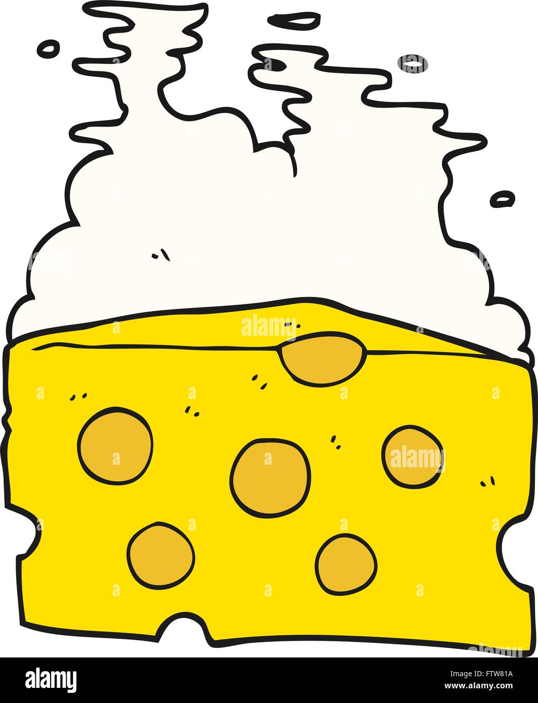freehand drawn cartoon cheese Stock Vector Image & Art - Alamy