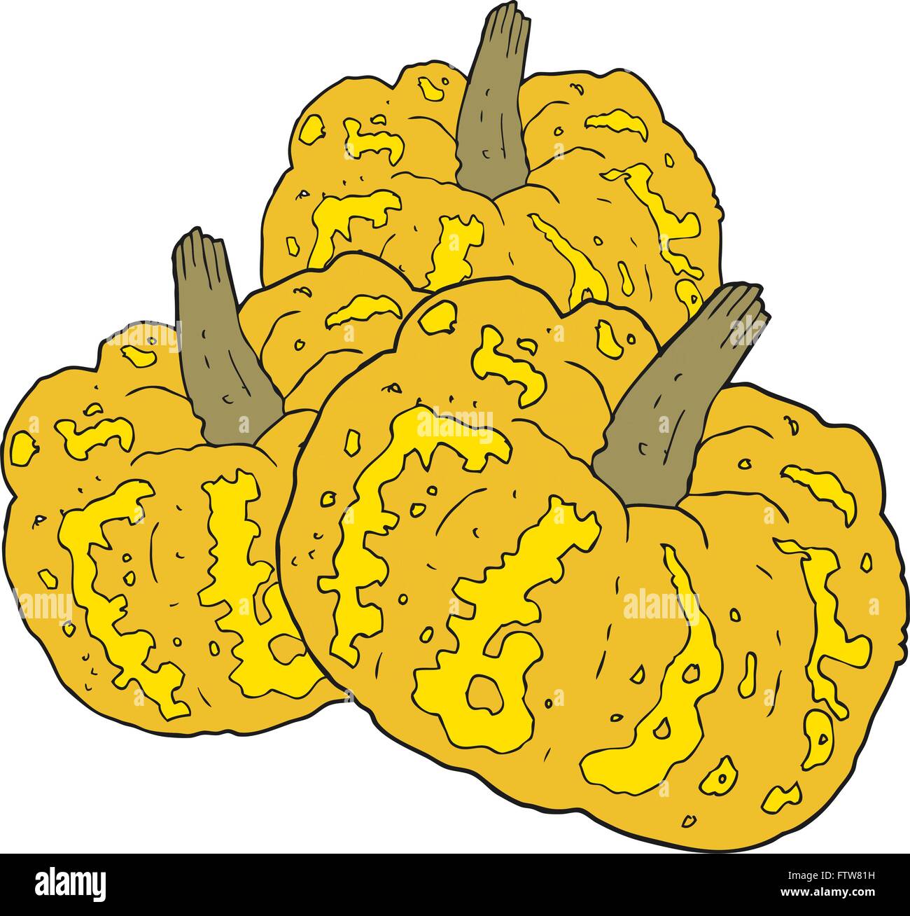 freehand drawn cartoon squash Stock Vector Image & Art - Alamy