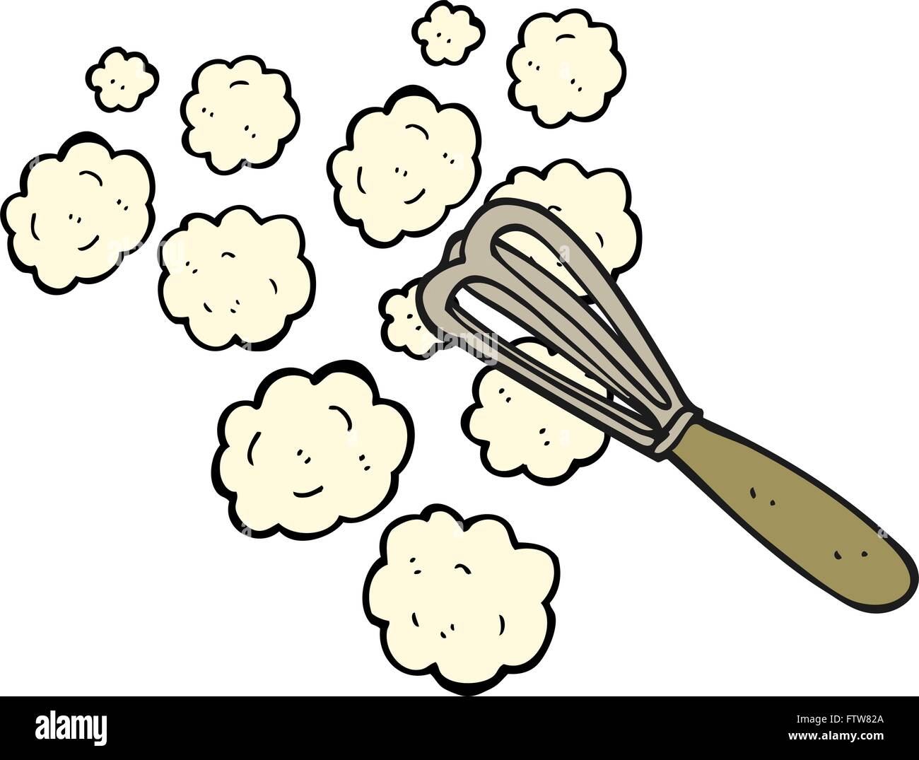 freehand drawn cartoon whisk Stock Vector Image & Art - Alamy