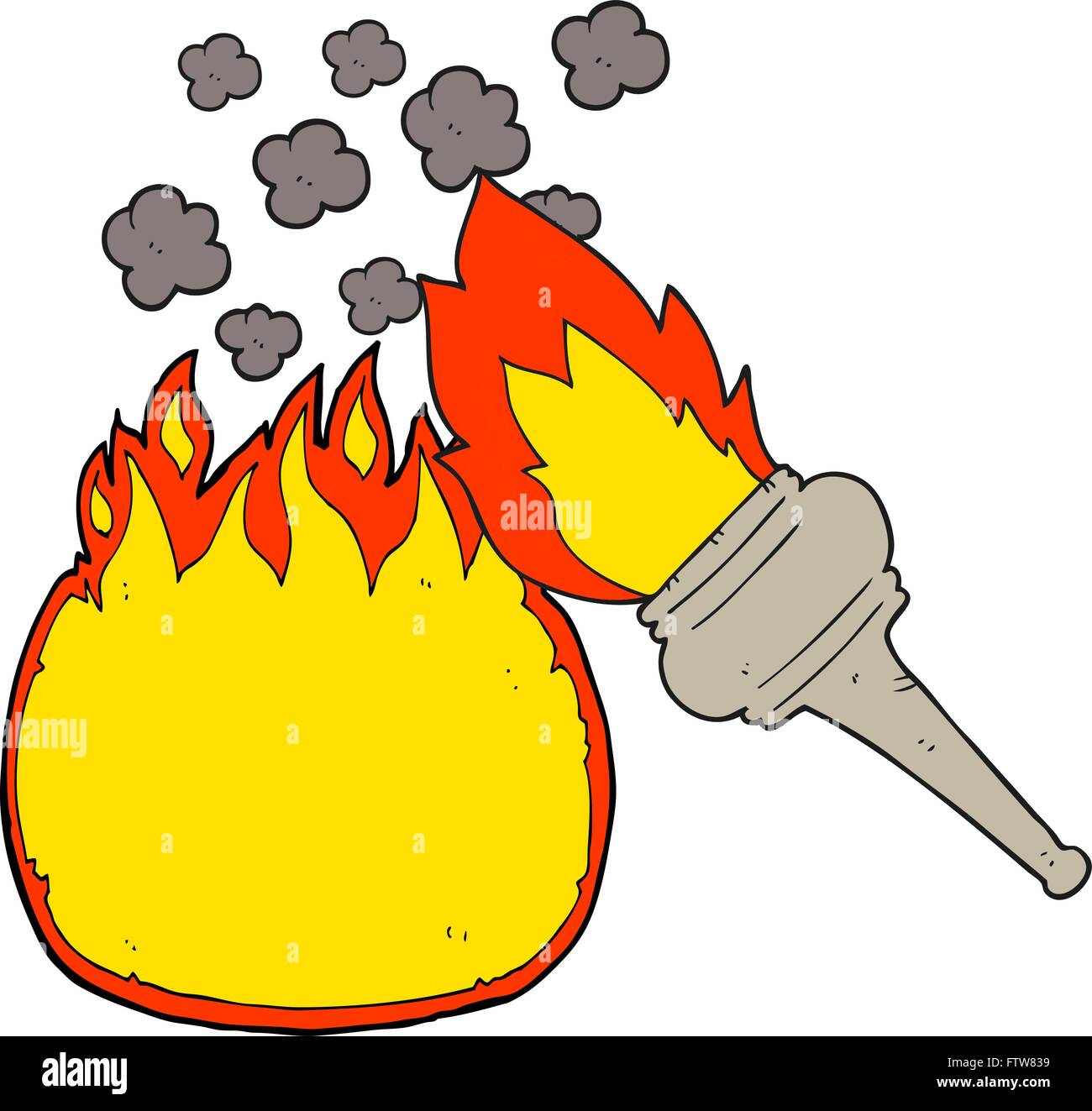 Burning torch clipart hi-res stock photography and images - Alamy