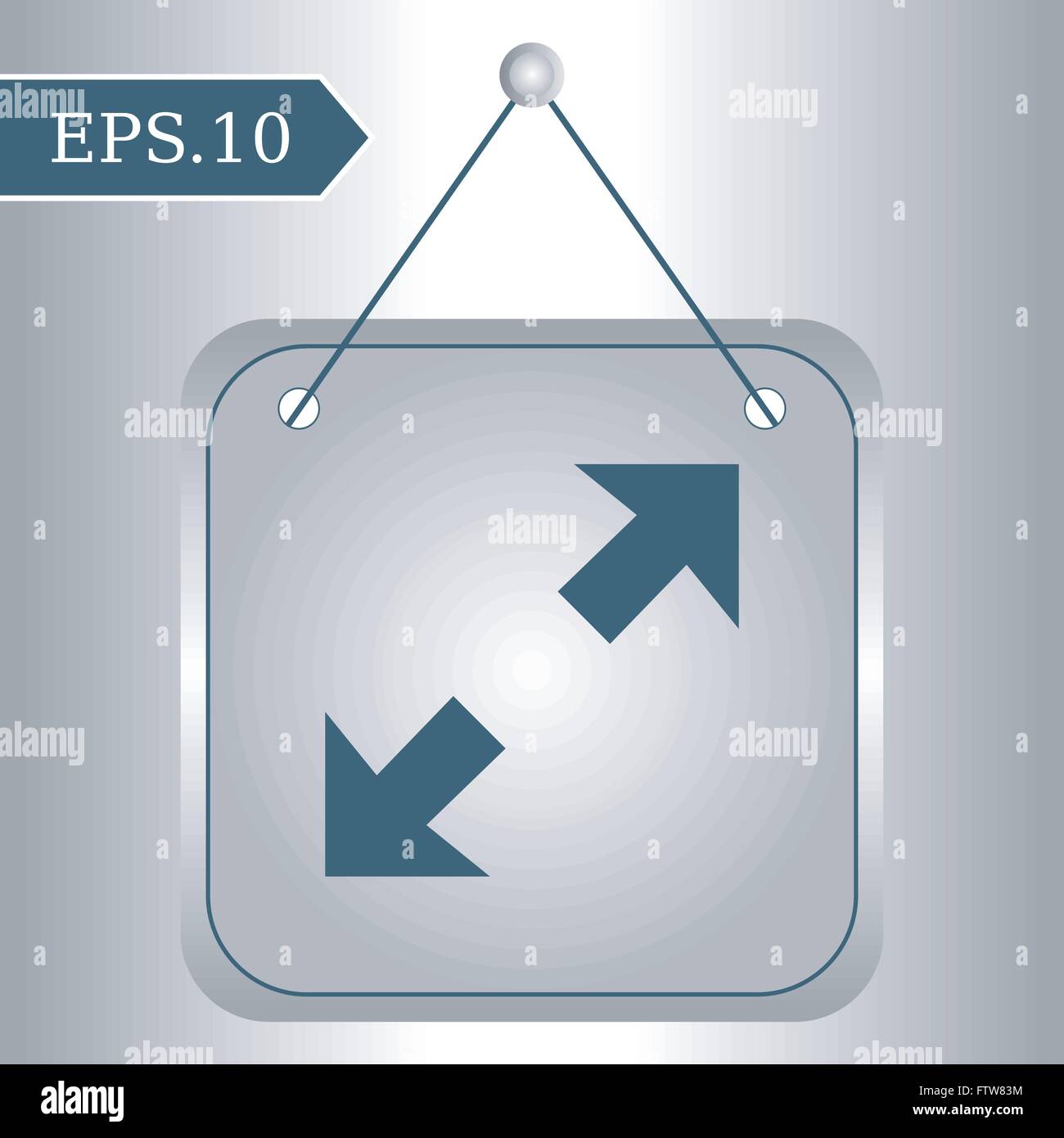Resize arrows symbol Stock Vector Images - Alamy