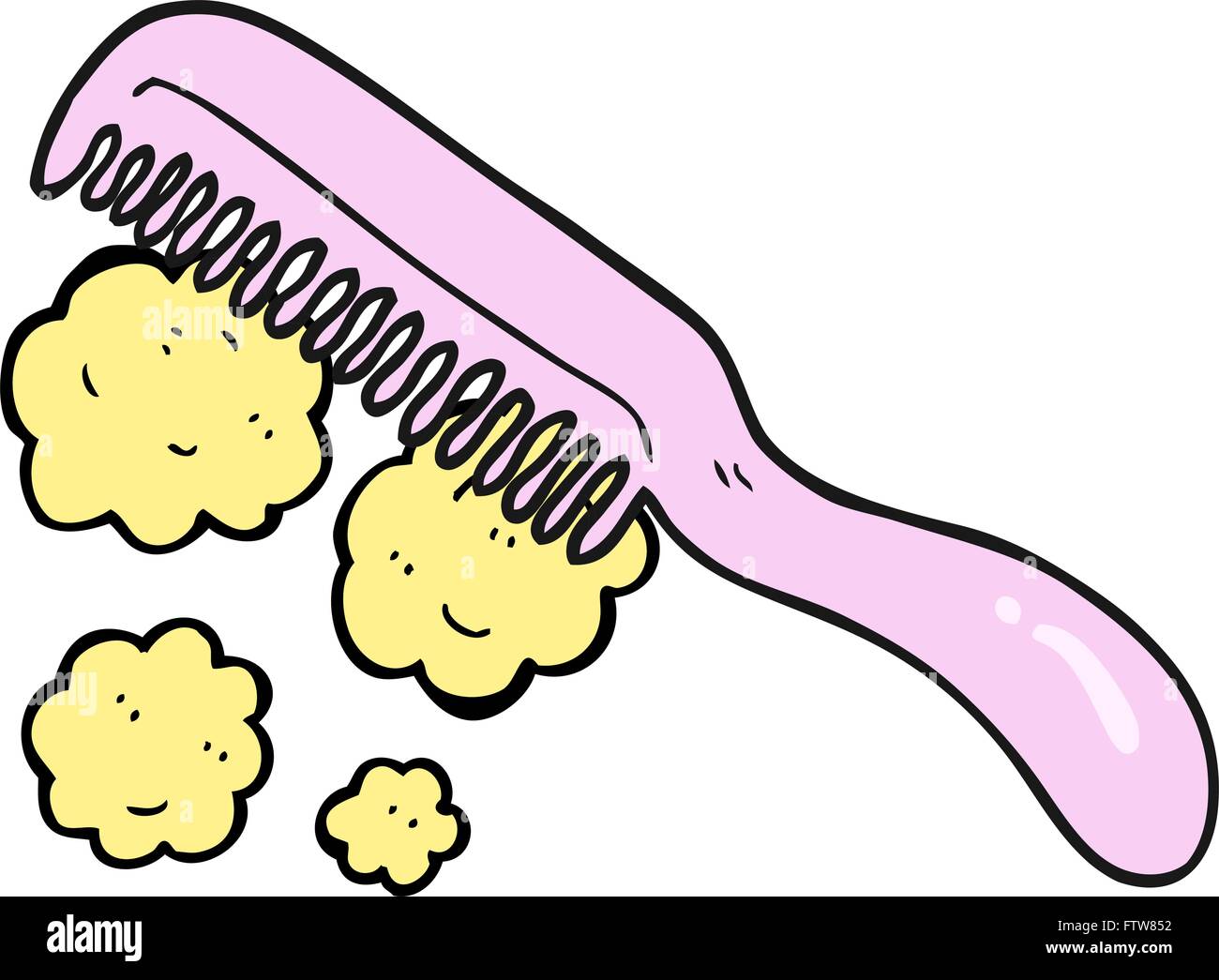 freehand drawn cartoon comb Stock Vector Image & Art - Alamy