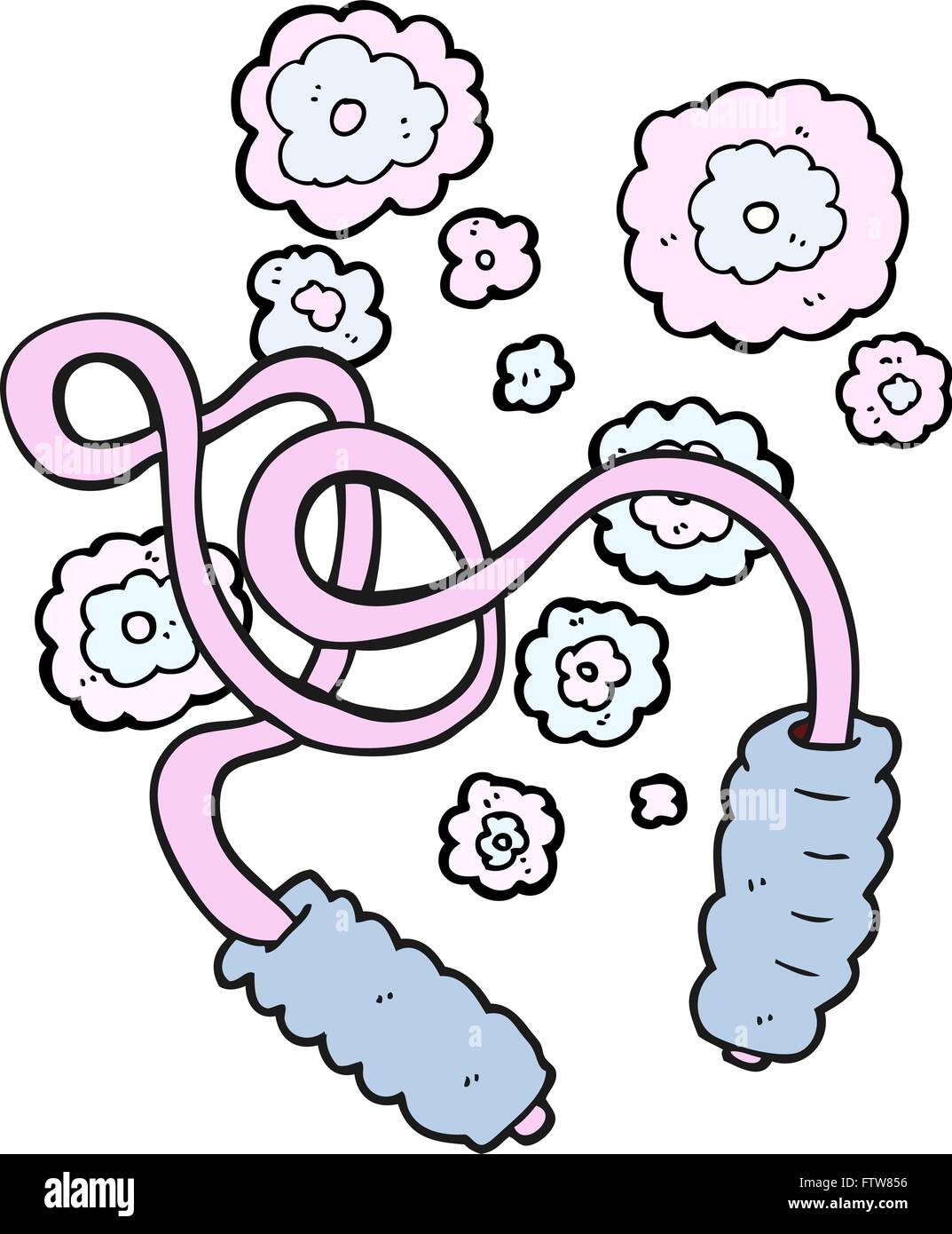 freehand drawn cartoon skipping rope Stock Vector Image & Art - Alamy