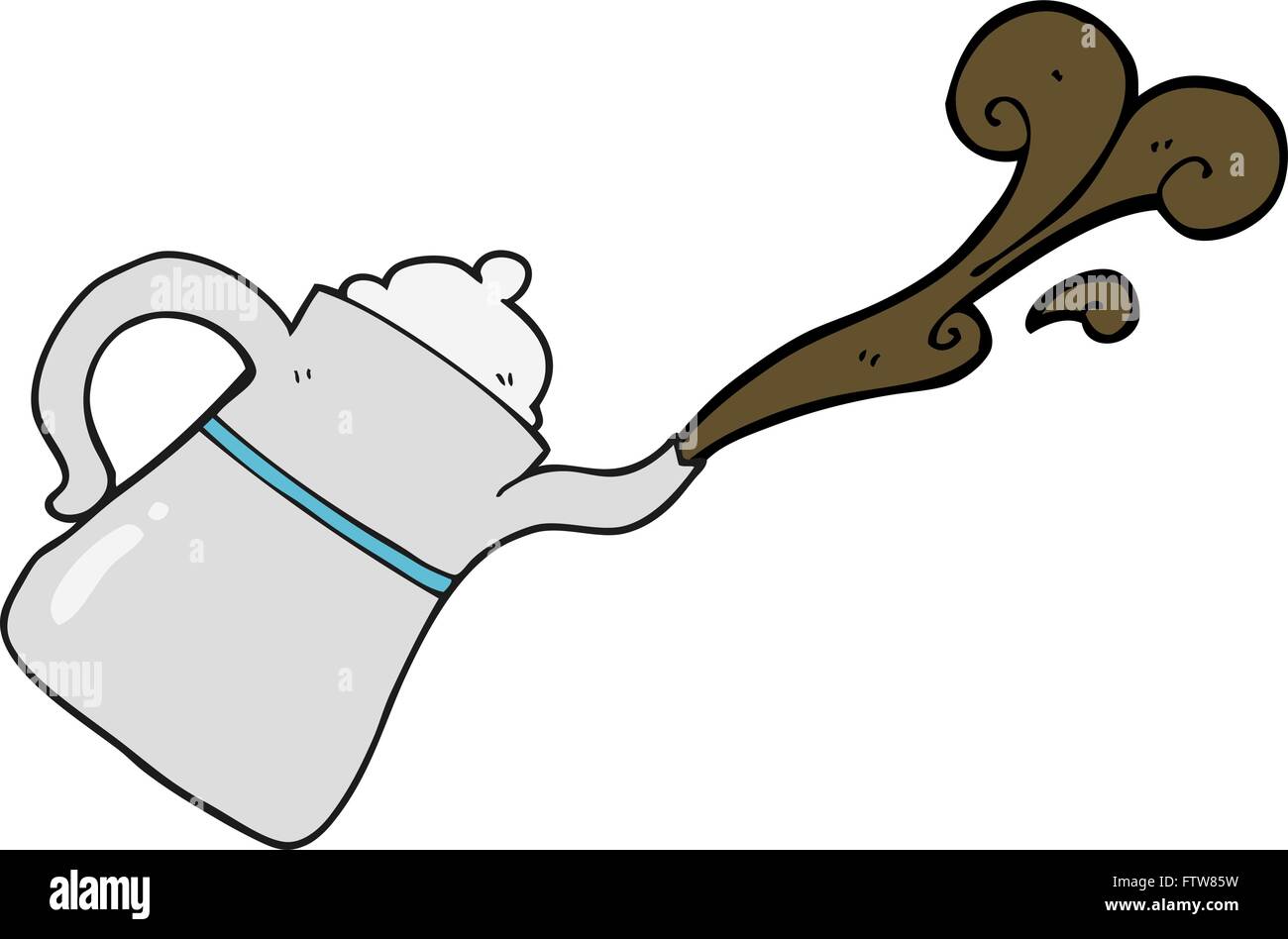 Hand pouring pot Stock Vector Images - Alamy