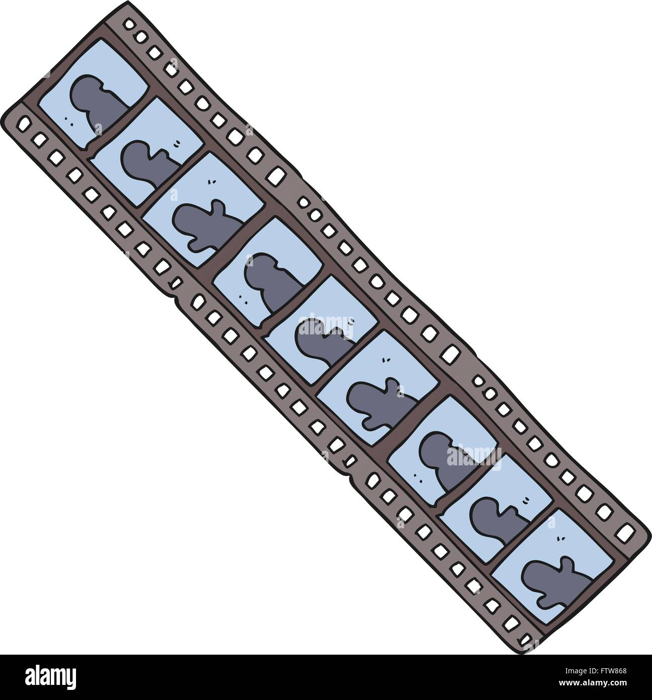 freehand drawn cartoon film strip Stock Vector Image & Art - Alamy