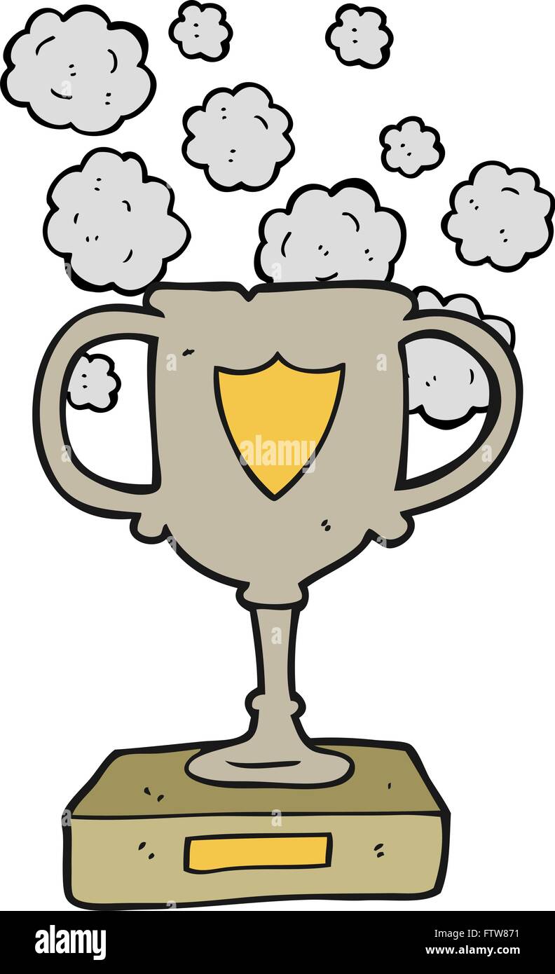freehand drawn cartoon old trophy Stock Vector Image & Art - Alamy
