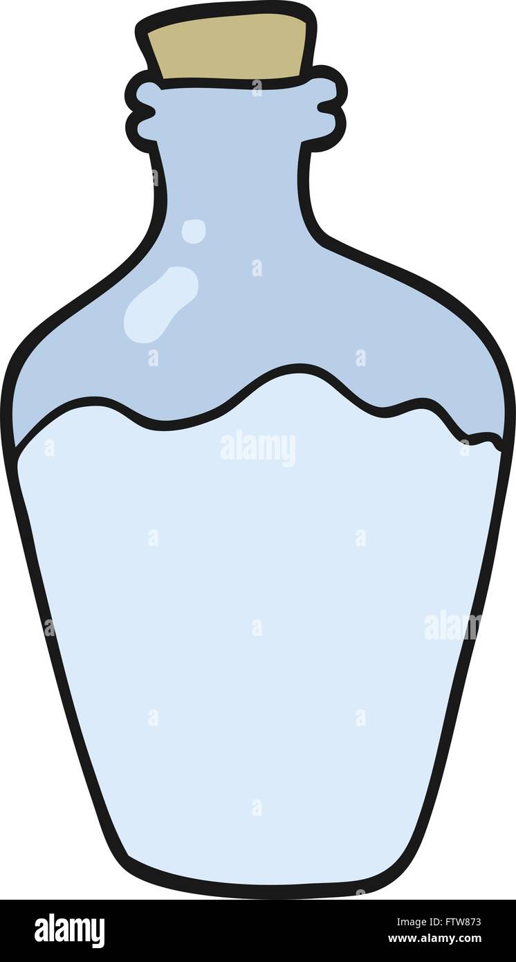 freehand drawn cartoon water bottle Stock Vector Image & Art - Alamy