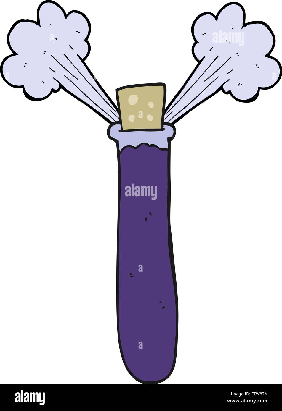 freehand drawn cartoon chemicals Stock Vector Image & Art - Alamy