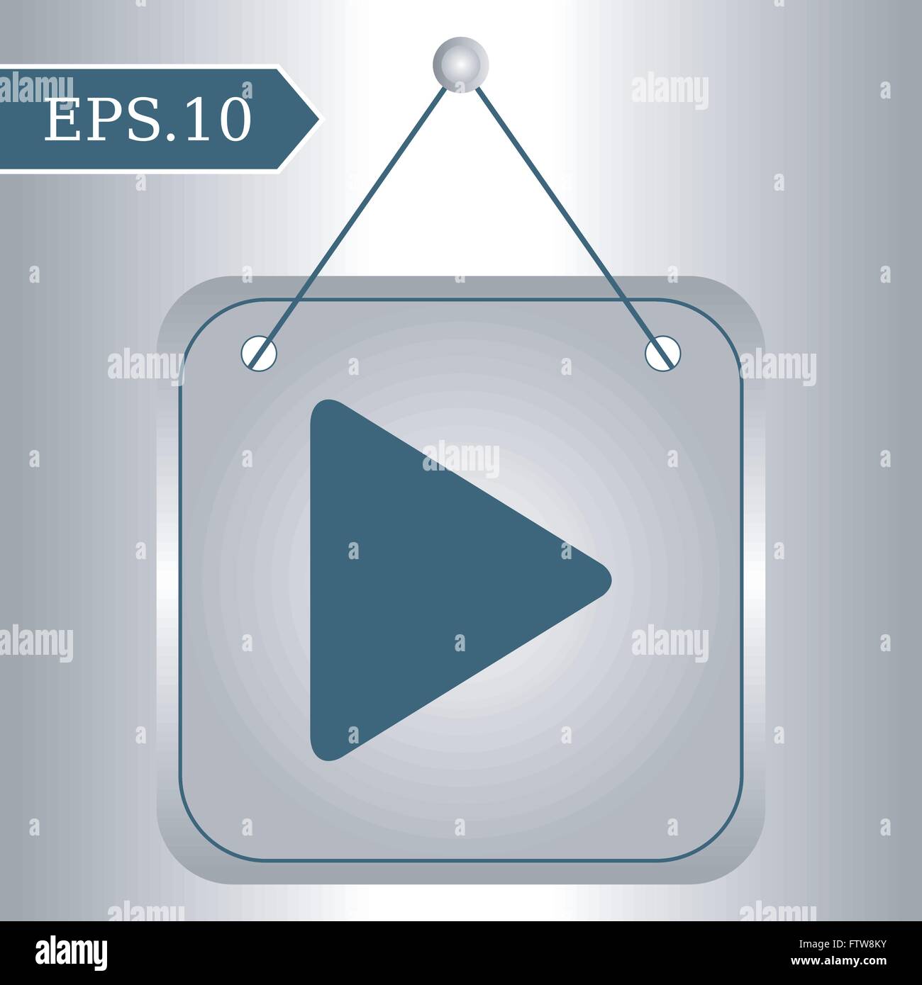 play button sing Stock Vector Image & Art - Alamy
