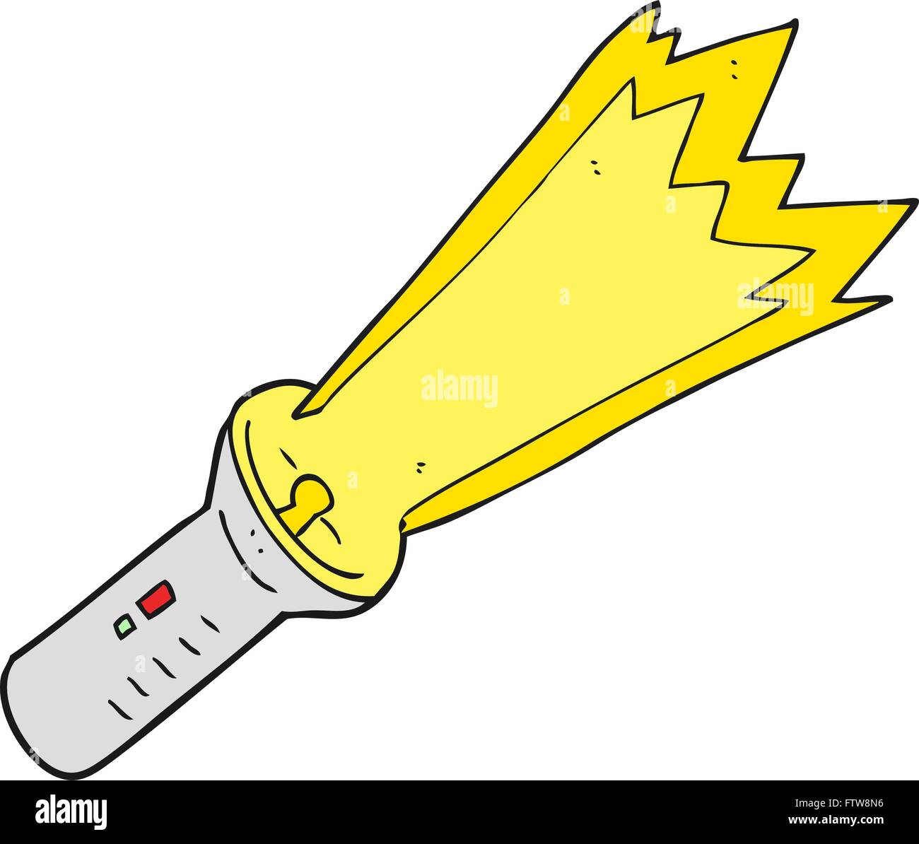 freehand drawn cartoon torch Stock Vector Image & Art - Alamy