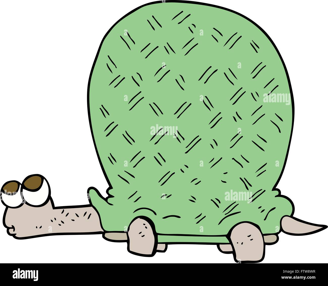 freehand drawn cartoon tortoise Stock Vector Image & Art - Alamy