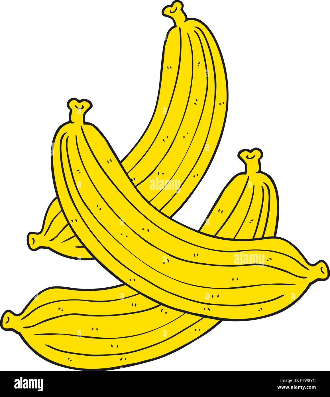 freehand drawn cartoon bananas Stock Vector Image & Art - Alamy