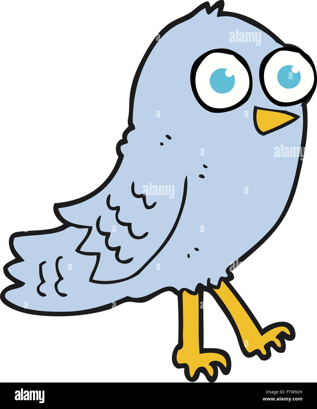 freehand drawn cartoon bird Stock Vector Image & Art - Alamy