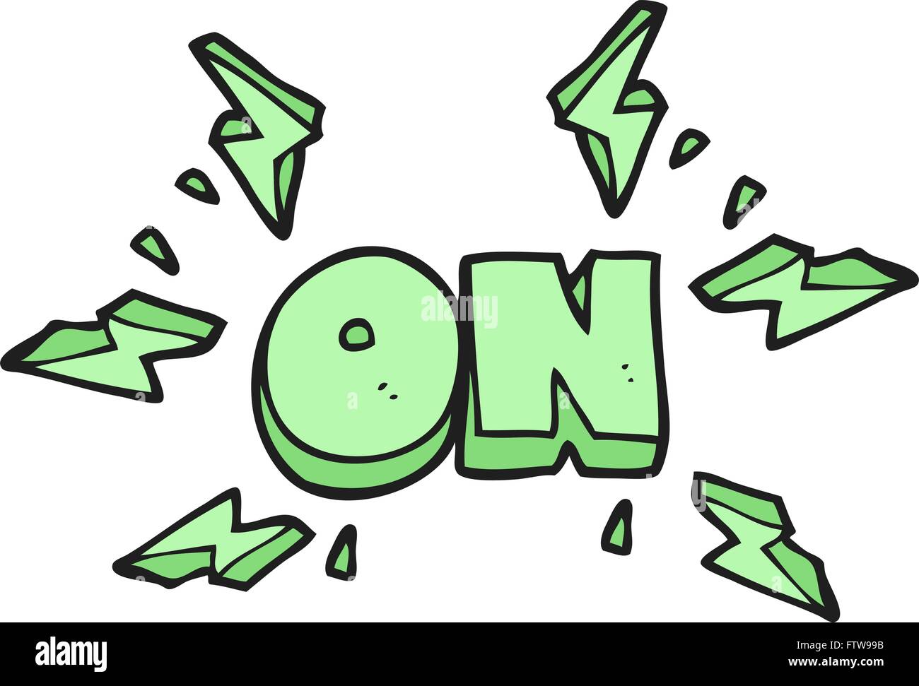 freehand drawn cartoon on symbol Stock Vector Image & Art - Alamy