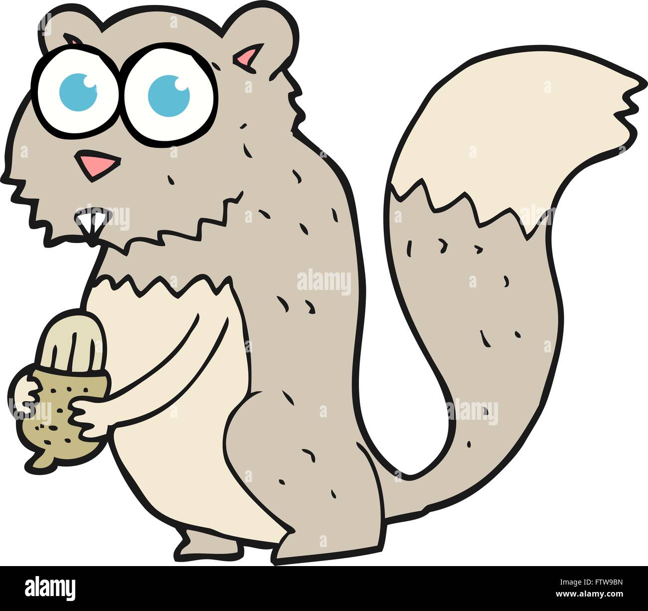 Mean Squirrel Cartoon