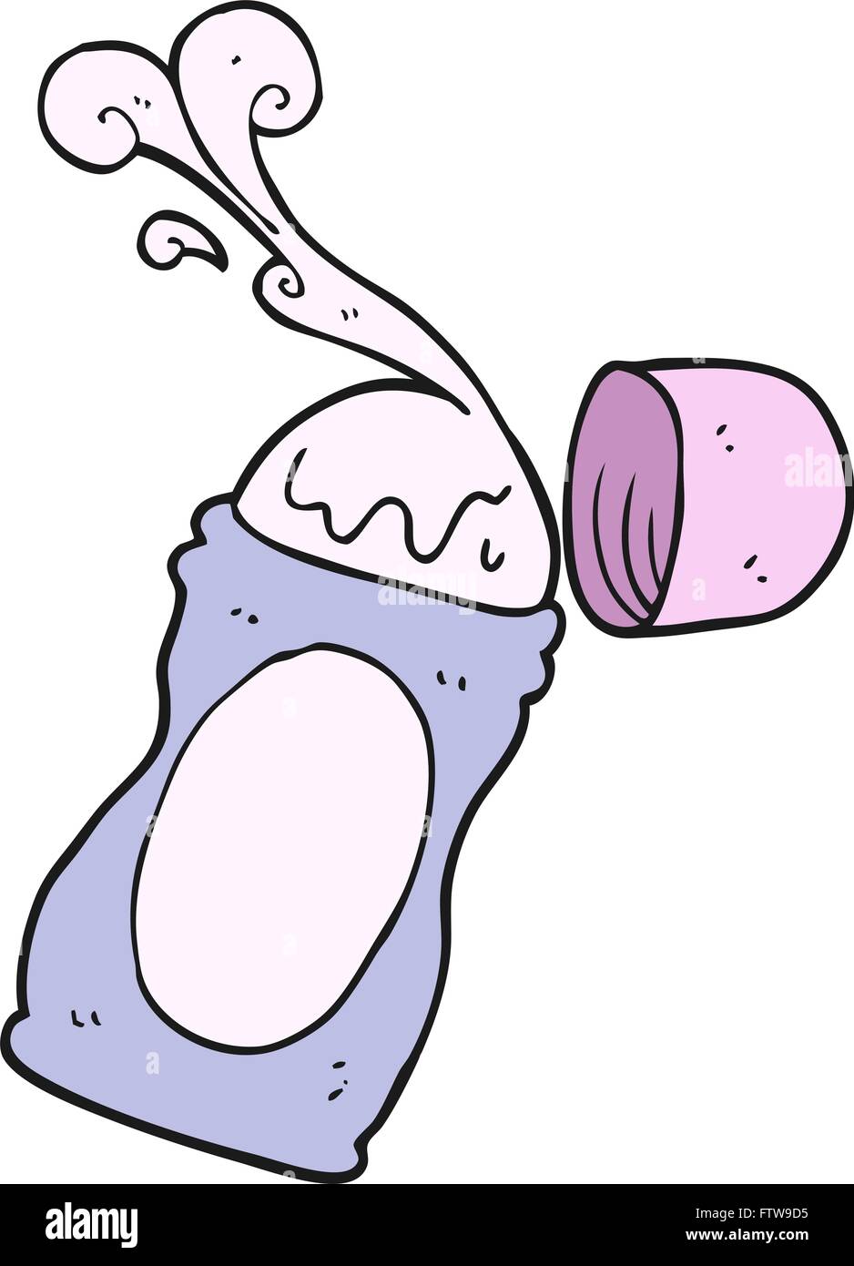 freehand drawn cartoon roll on deodorant Stock Vector Image & Art - Alamy