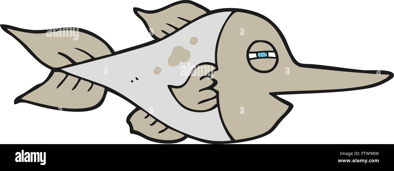 freehand drawn cartoon swordfish Stock Vector Image & Art - Alamy