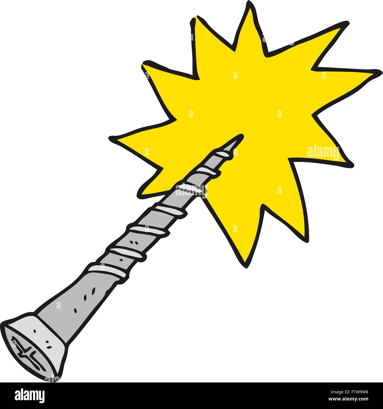 freehand drawn cartoon screw Stock Vector Image & Art - Alamy