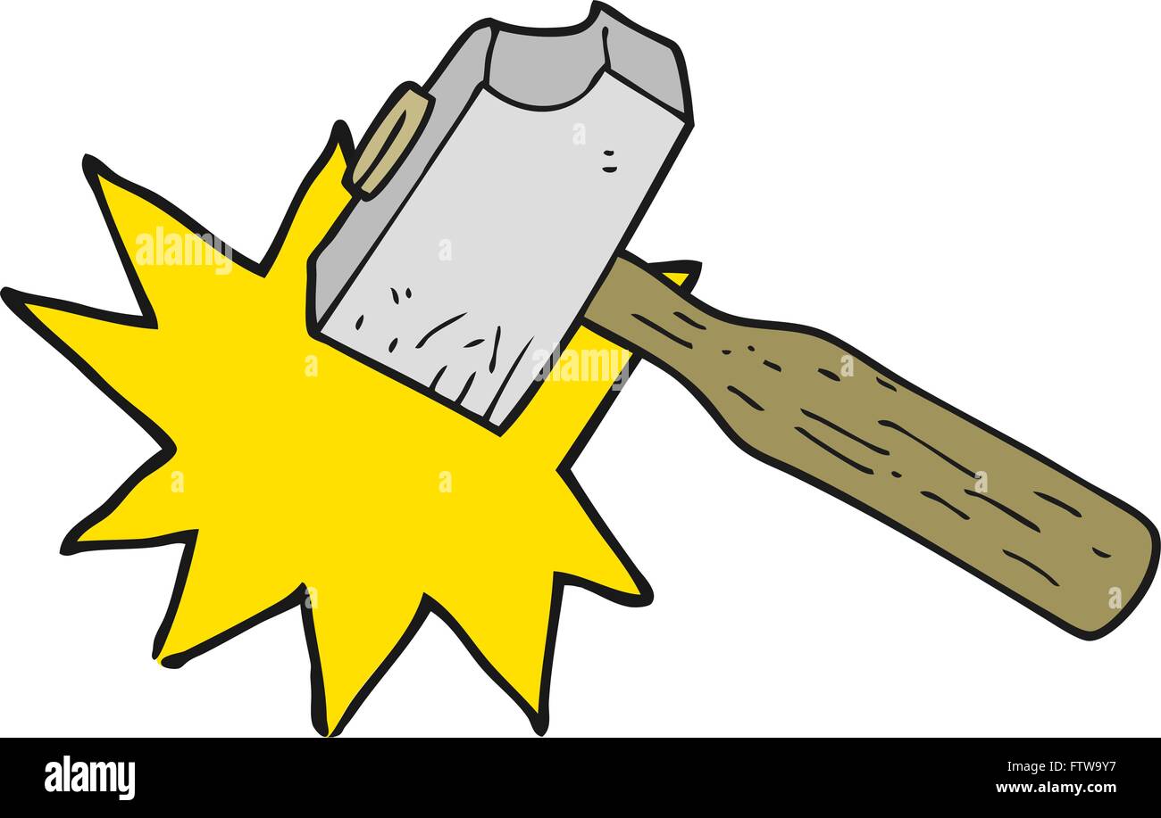 freehand drawn cartoon mallet Stock Vector Image & Art - Alamy