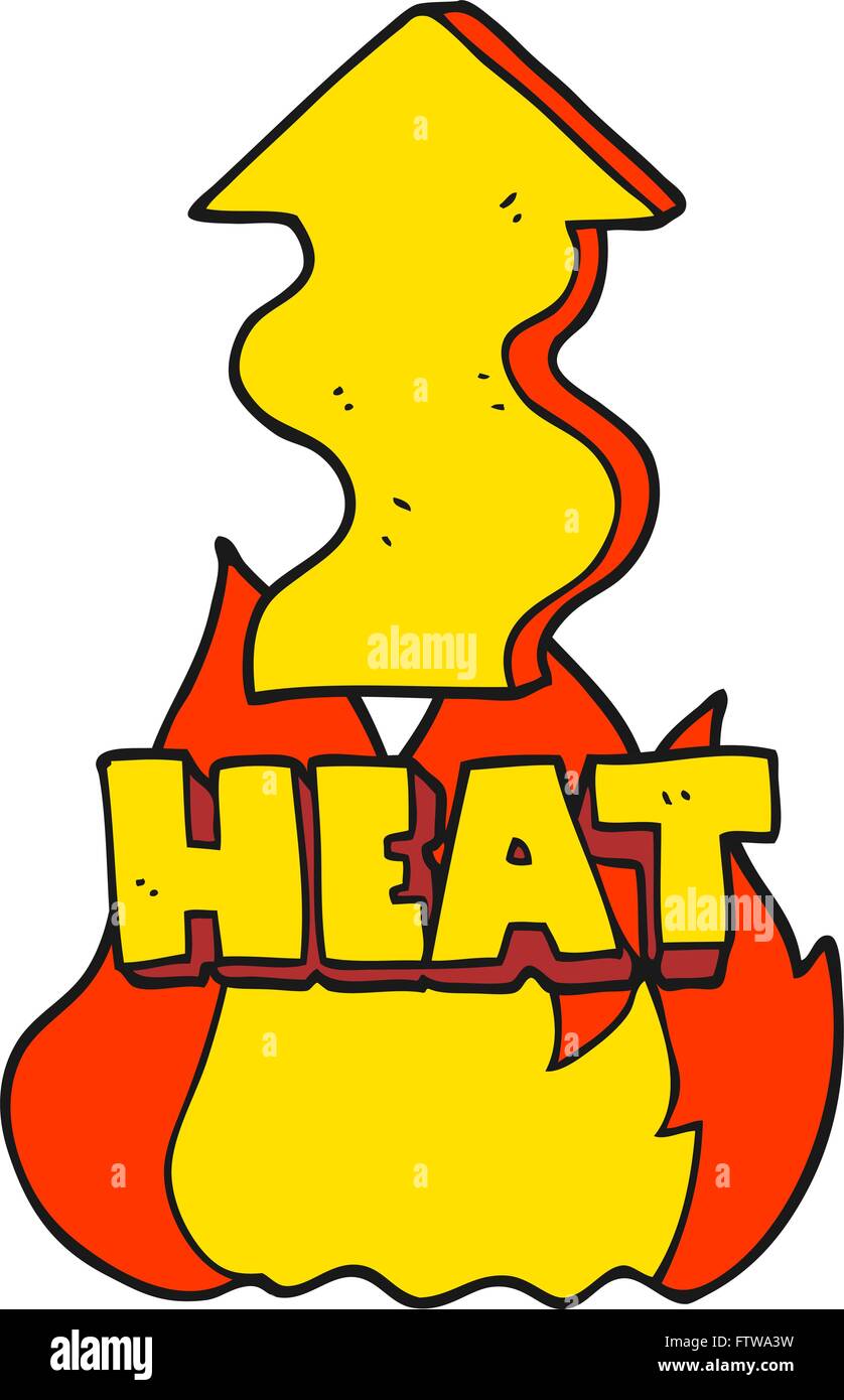 freehand drawn cartoon heat rising Stock Vector Image & Art - Alamy