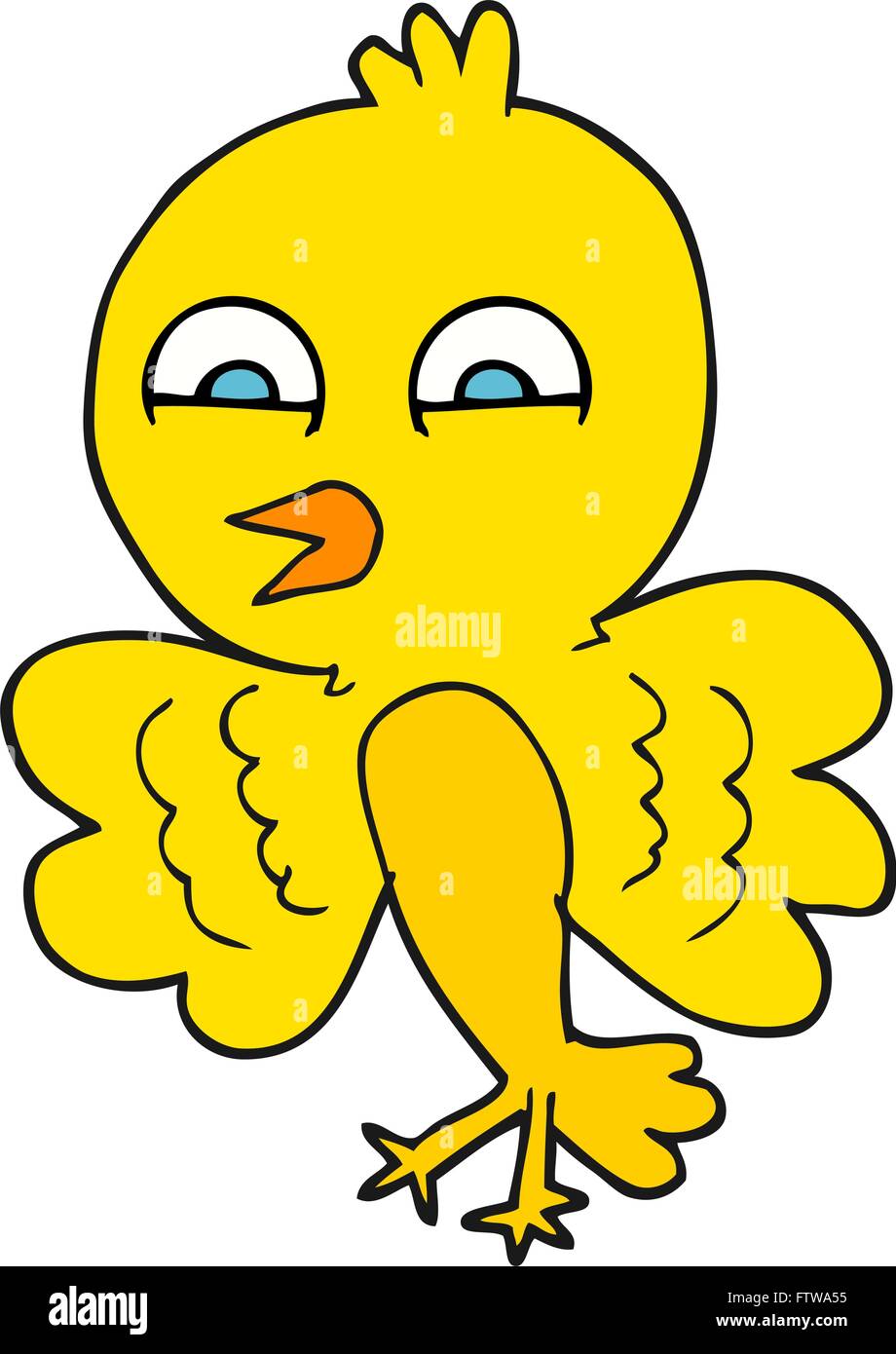 freehand drawn cartoon bird Stock Vector Image & Art - Alamy