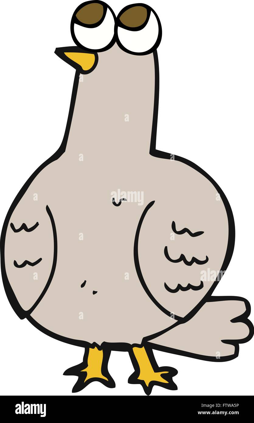 freehand drawn cartoon bird Stock Vector Image & Art - Alamy